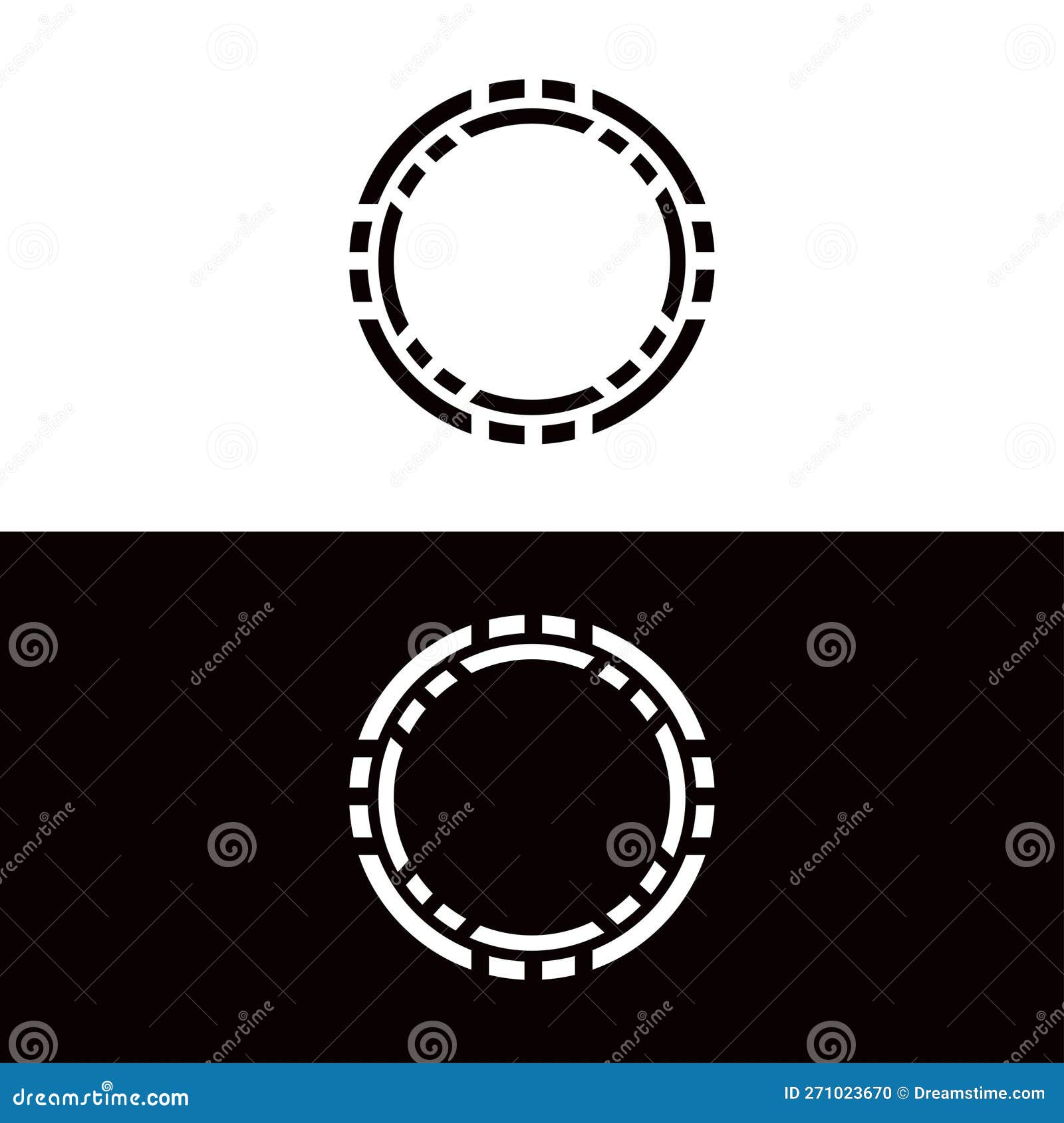 Circle Vector Logo Template Design Stock Vector - Illustration of ...