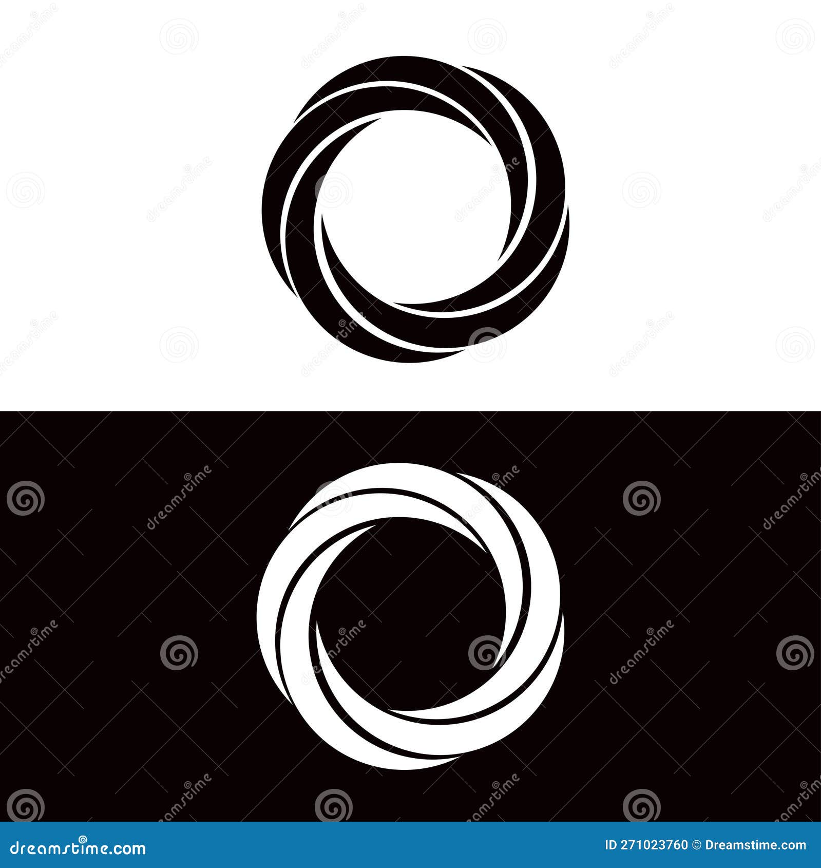 Circle Vector Logo Template Design Stock Vector - Illustration of clip ...