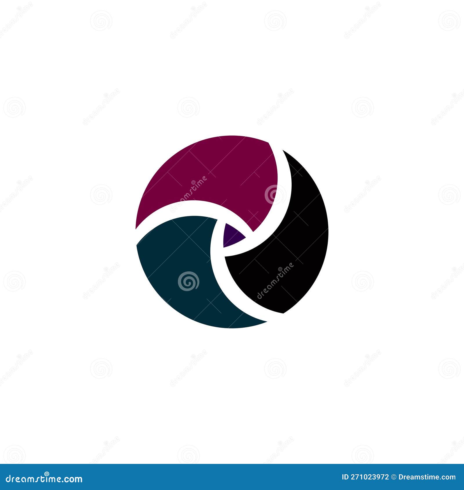 Circle Vector Logo Template Design Stock Vector - Illustration of ...