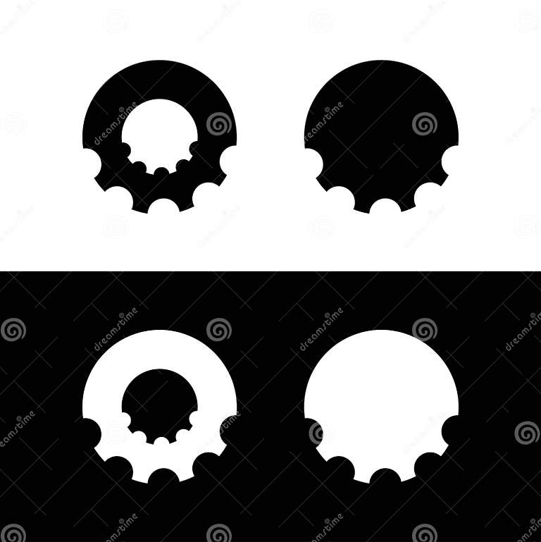 Circle Vector Logo Template Design Stock Vector - Illustration of ...