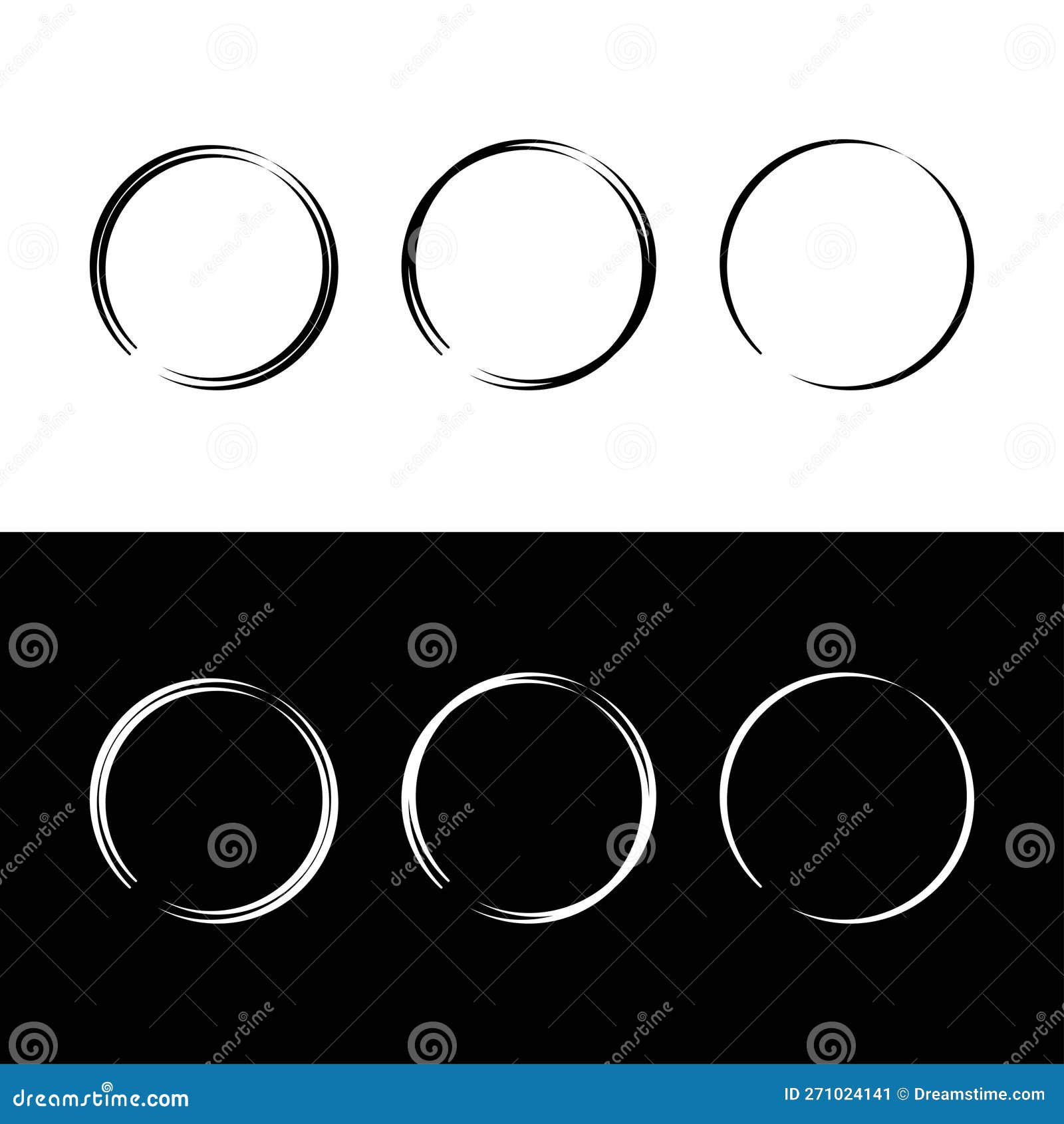 Circle Vector Logo Template Design Stock Vector - Illustration of ...