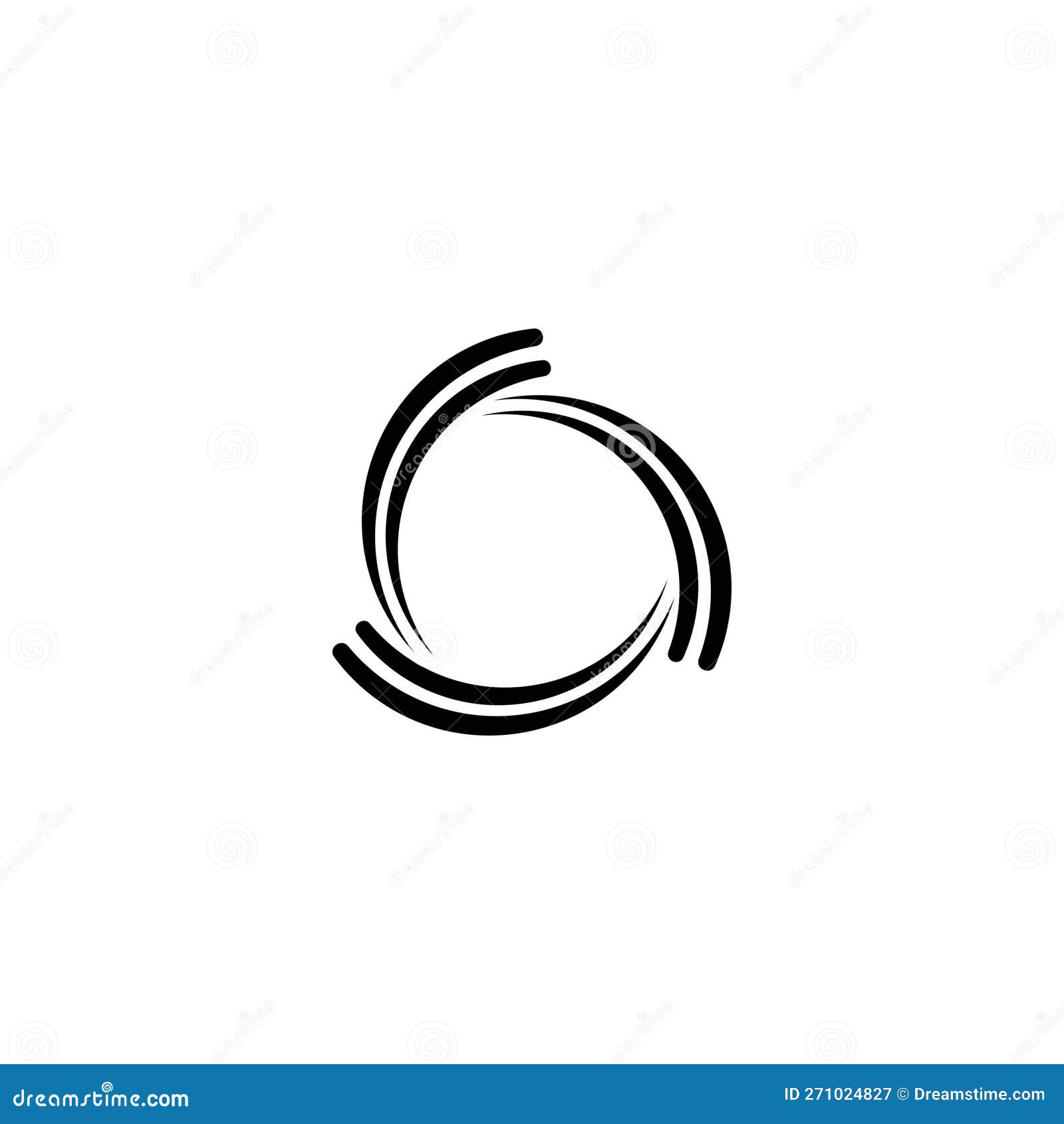 Circle Vector Logo Template Design Stock Vector - Illustration of ...