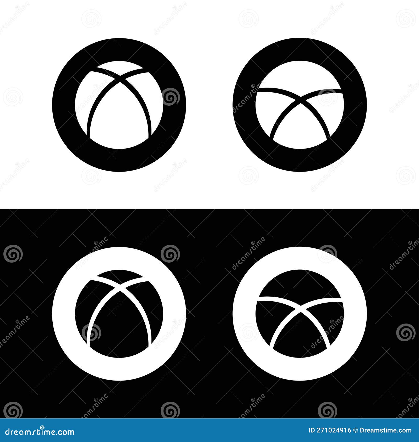 Circle Vector Logo Template Design Stock Vector - Illustration of mark ...