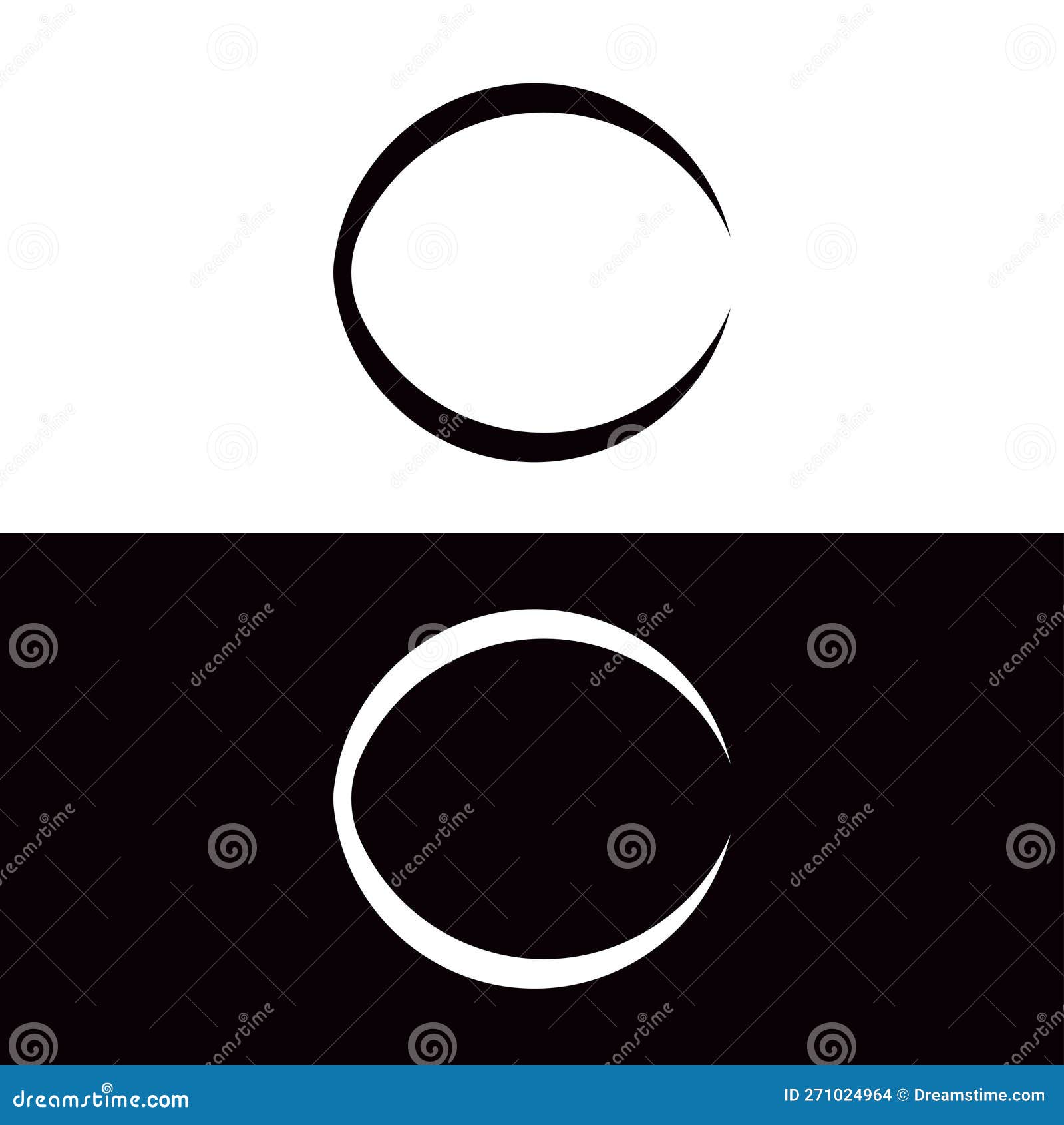 Circle Vector Logo Template Design Stock Vector - Illustration of mark ...