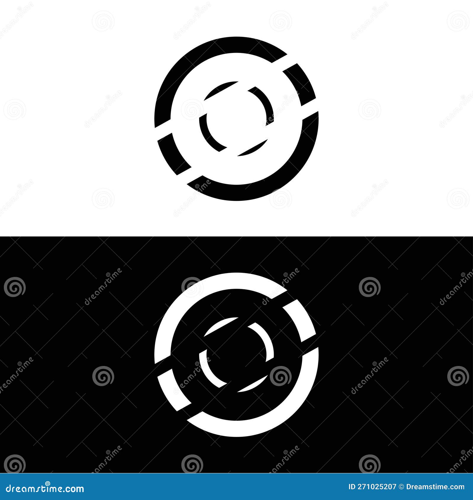 Circle Vector Logo Template Design Stock Vector - Illustration of ...