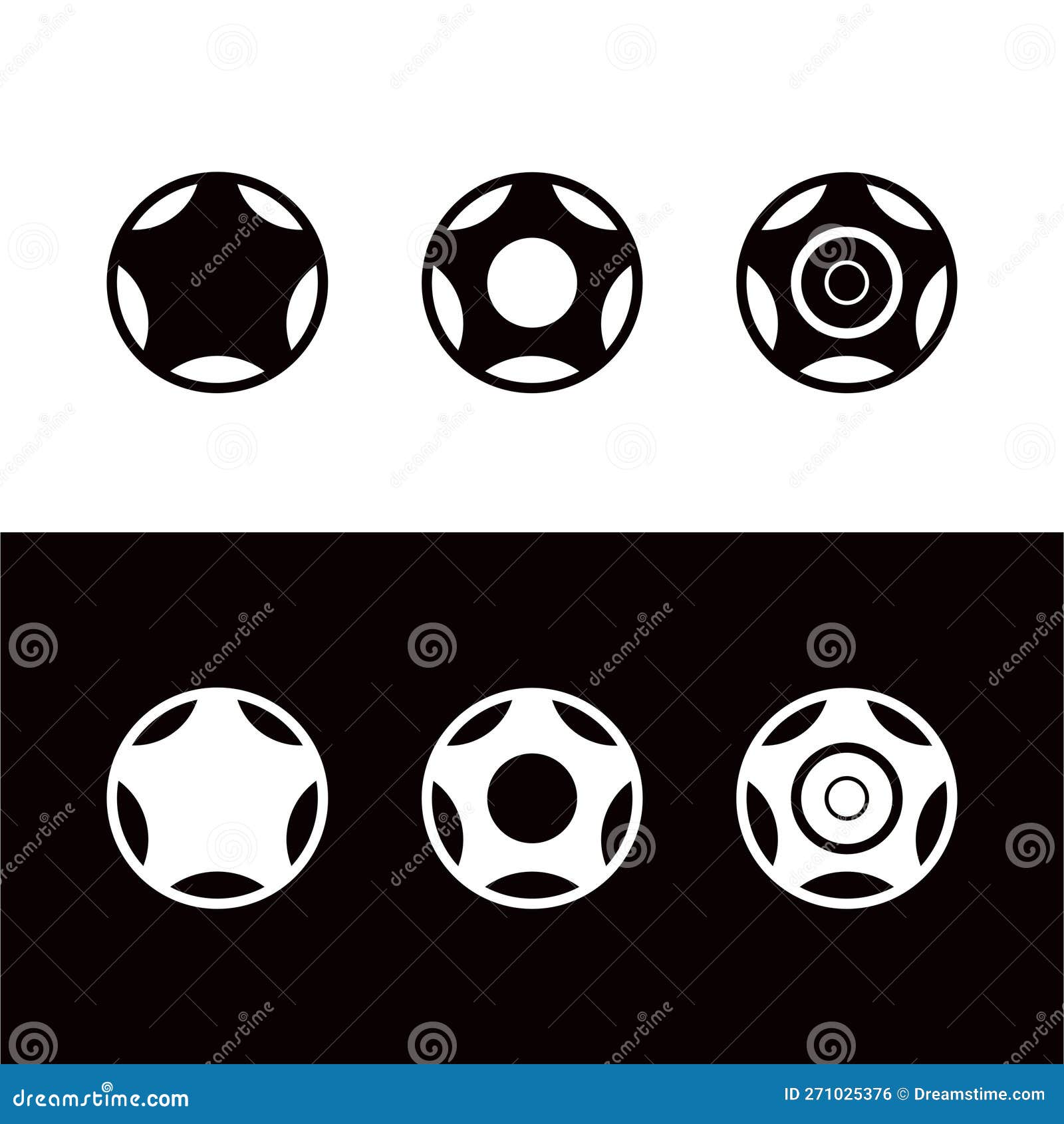 Circle Vector Logo Template Design Stock Vector - Illustration of ...