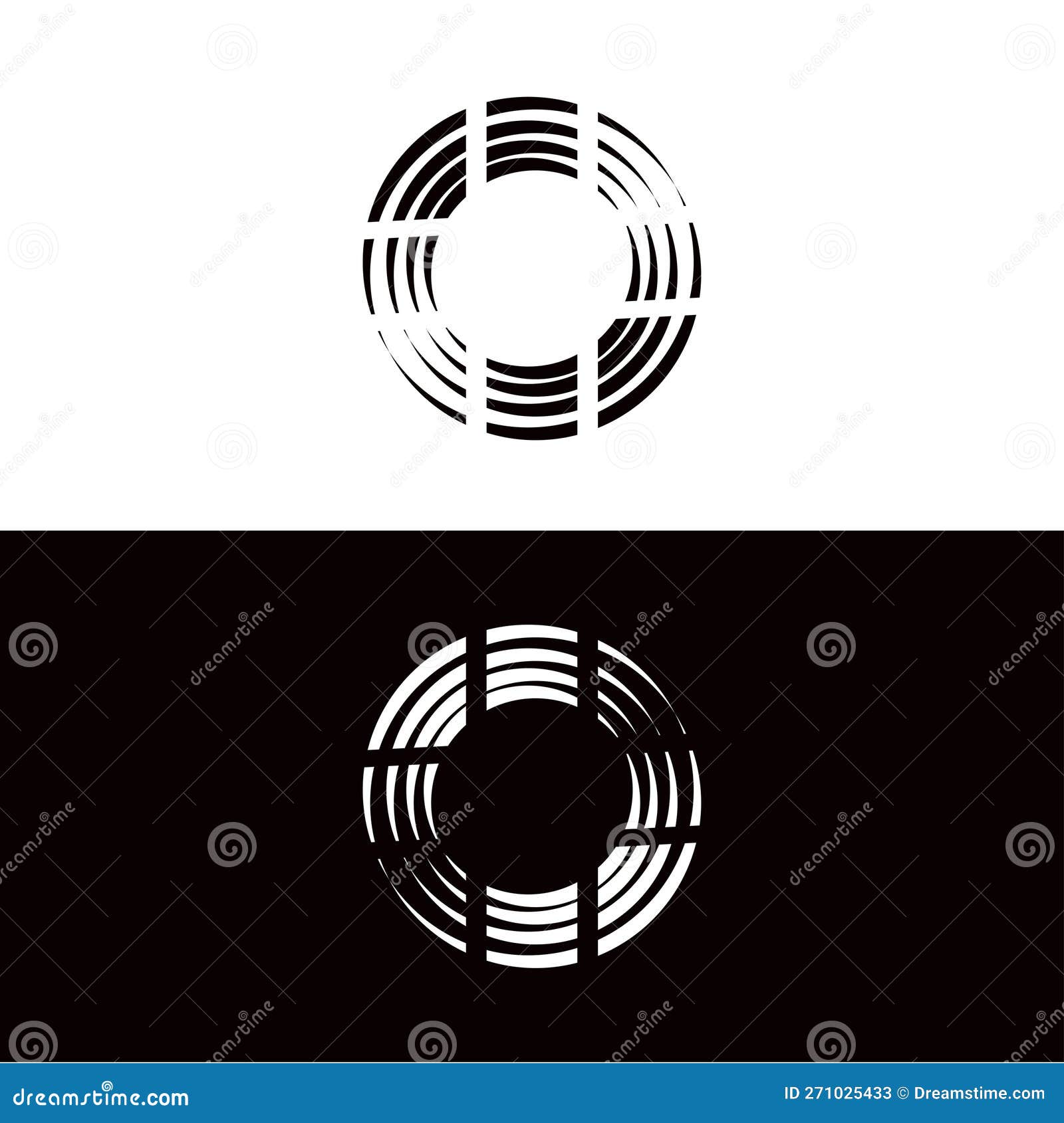 Circle Vector Logo Template Design Stock Vector - Illustration of ...