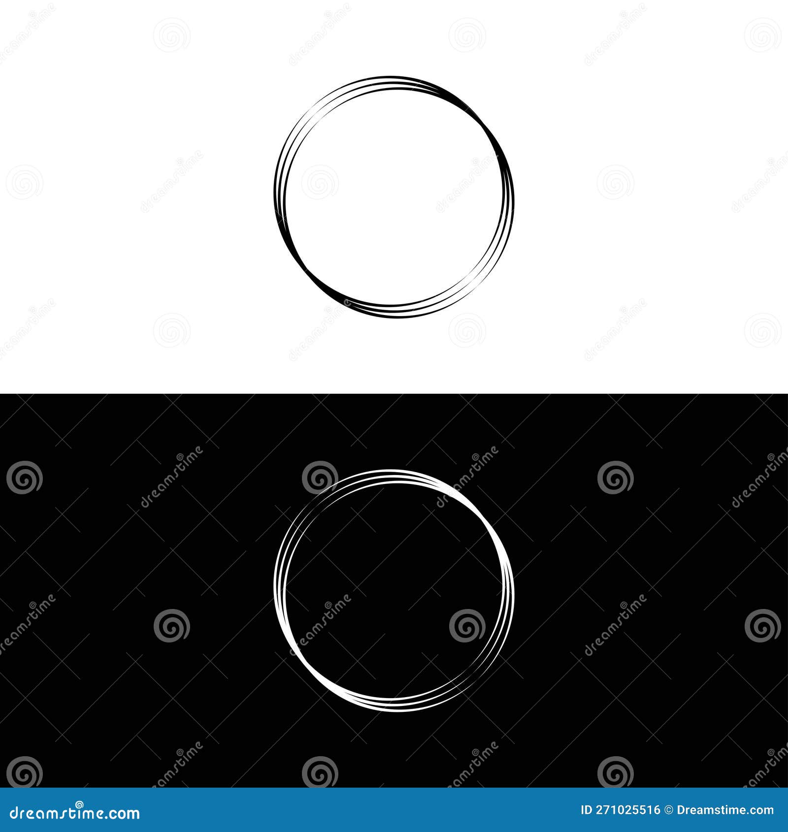 Circle Vector Logo Template Design Stock Vector - Illustration of white ...