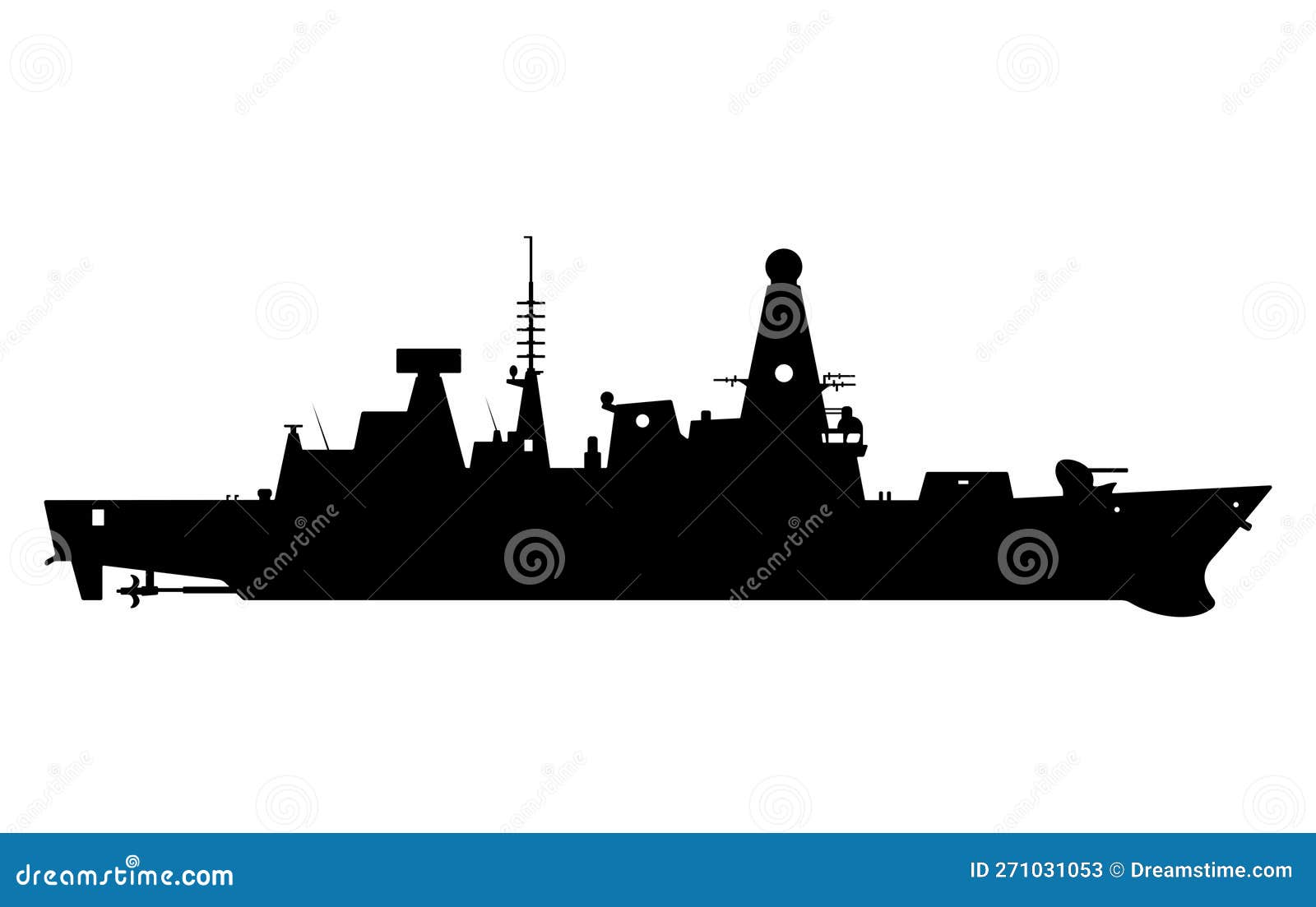 Battleship Destroyer, Warship Cruiser. Flat Vector Icon Illustration. Simple Black Symbol On ...