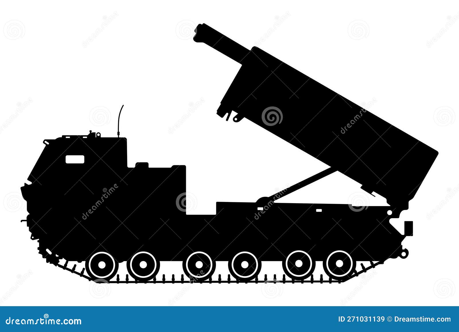 Multiple Rocket Launcher, Military Truck With Intercontinental ...