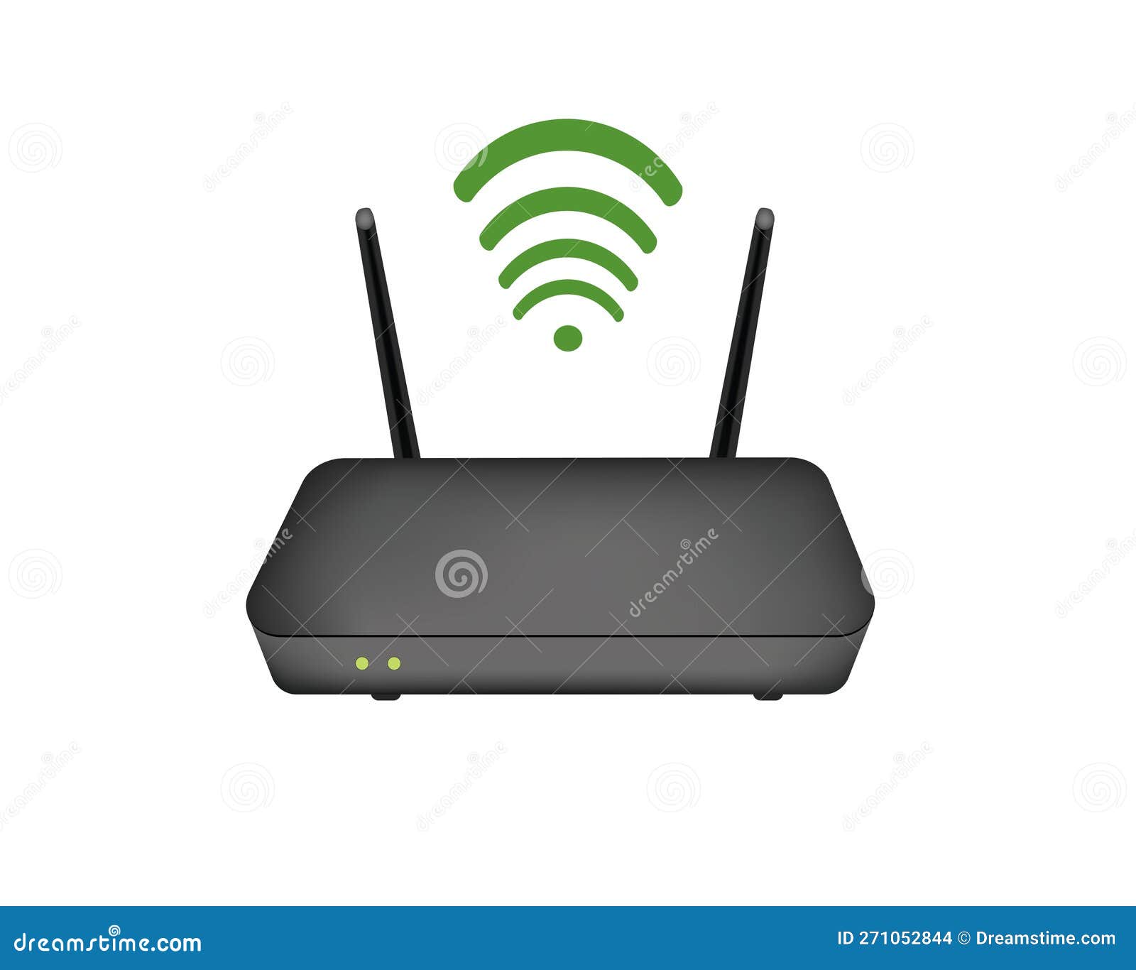 Wireless internet router stock vector. Illustration of server - 271052844