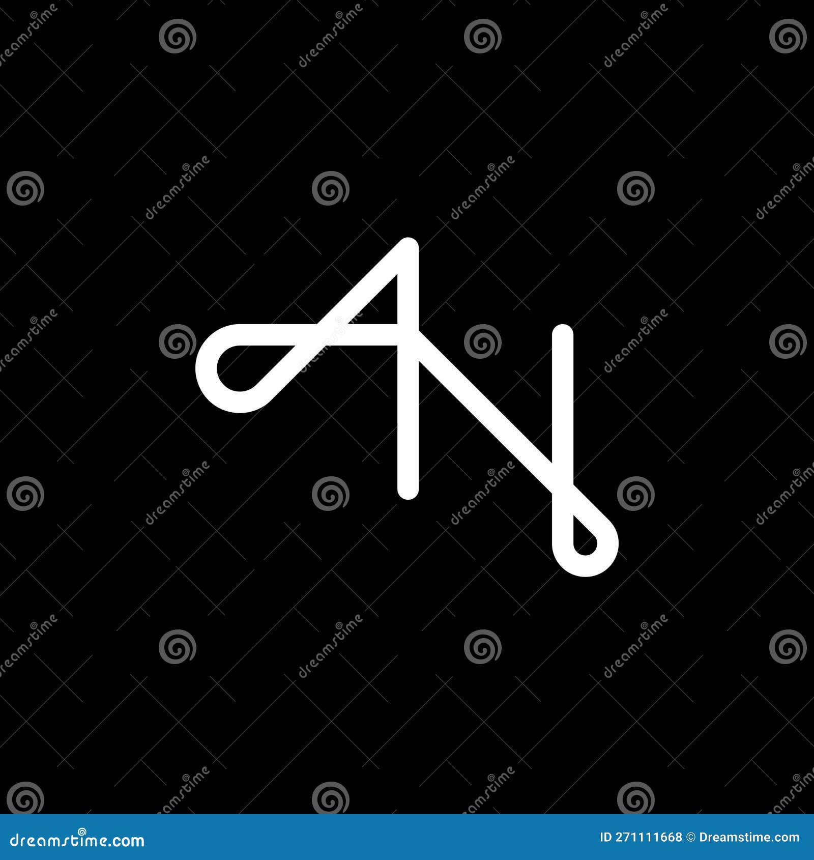 Letter an Logo, an Monogram, Initial an Logo, an Logo, Letter an Icon ...