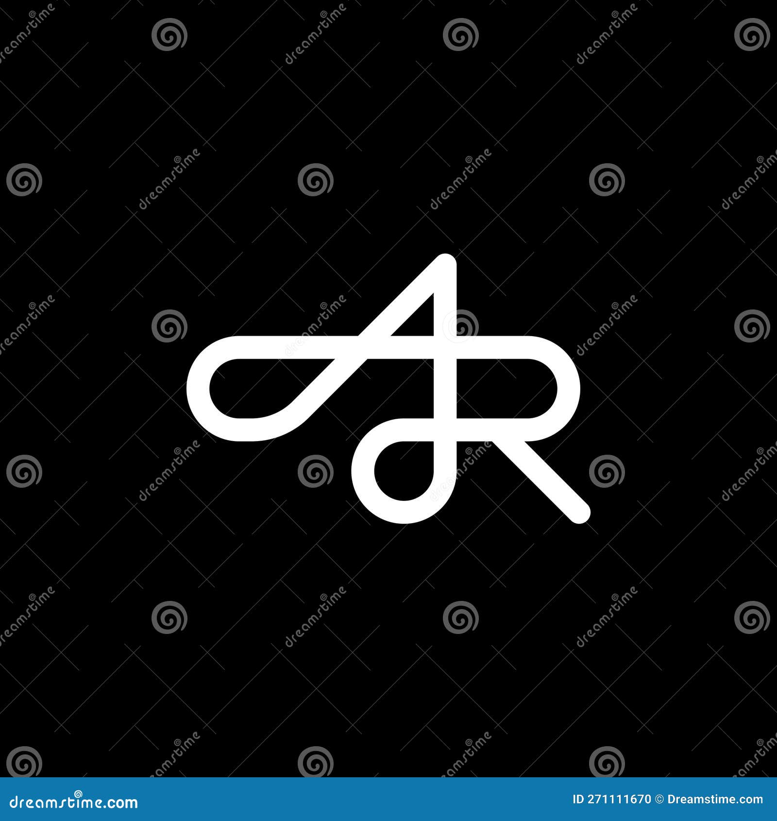 Letter AR Logo, AR Monogram, Initial AR Logo, AR Logo, Letter AR Icon ...