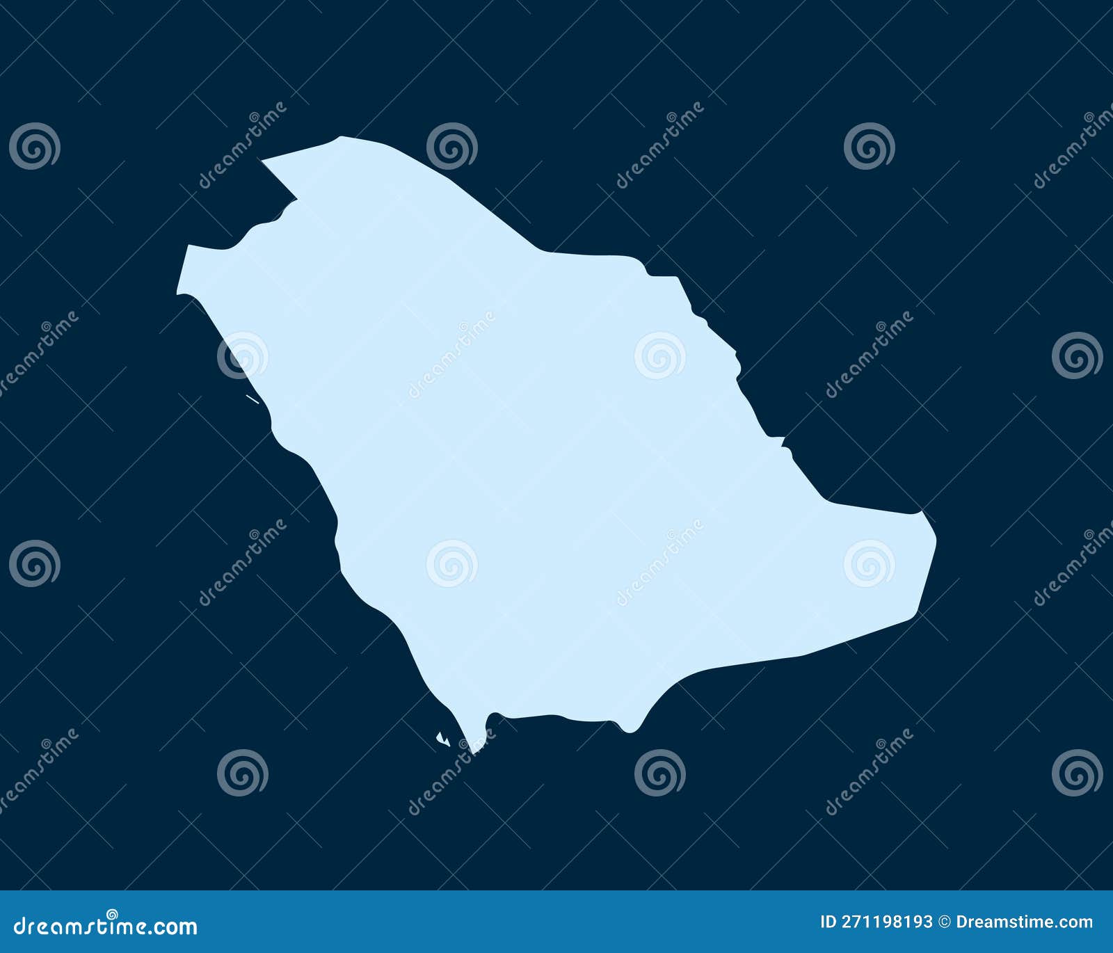 Light Blue Design Concept of Country Saudi Arabia Map Isolated on Dark ...