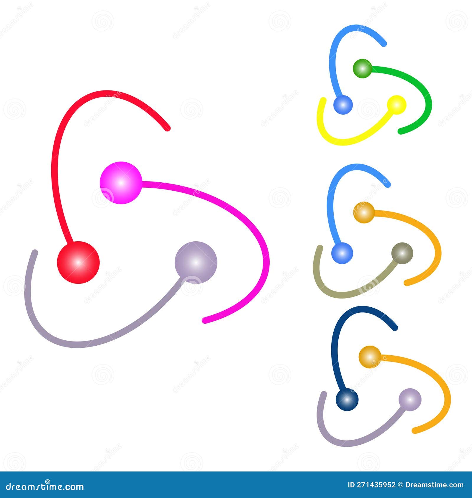 Abstract Shape, Symbol, Icon with Oval Stock Vector - Illustration of ...