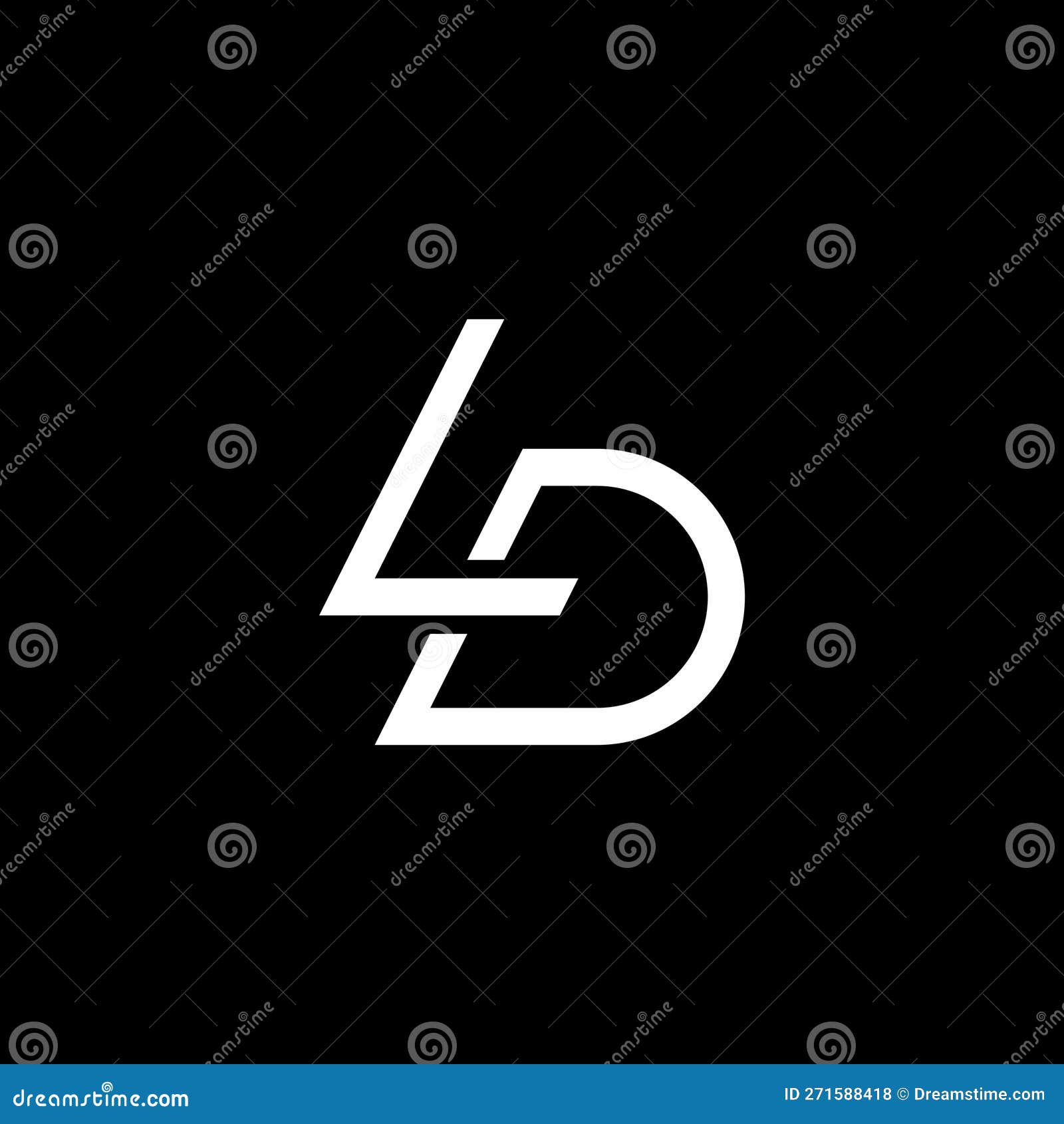 LD Logo, LD Monogram, Initial LD Logo, Letter LD Logo, Letter LD Icon ...