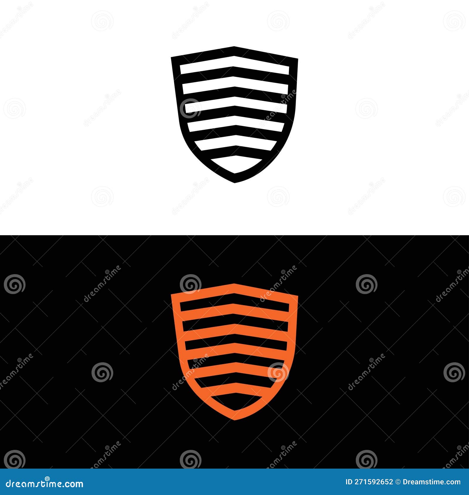 Shield Vector Logo Template Design Stock Vector - Illustration of ...