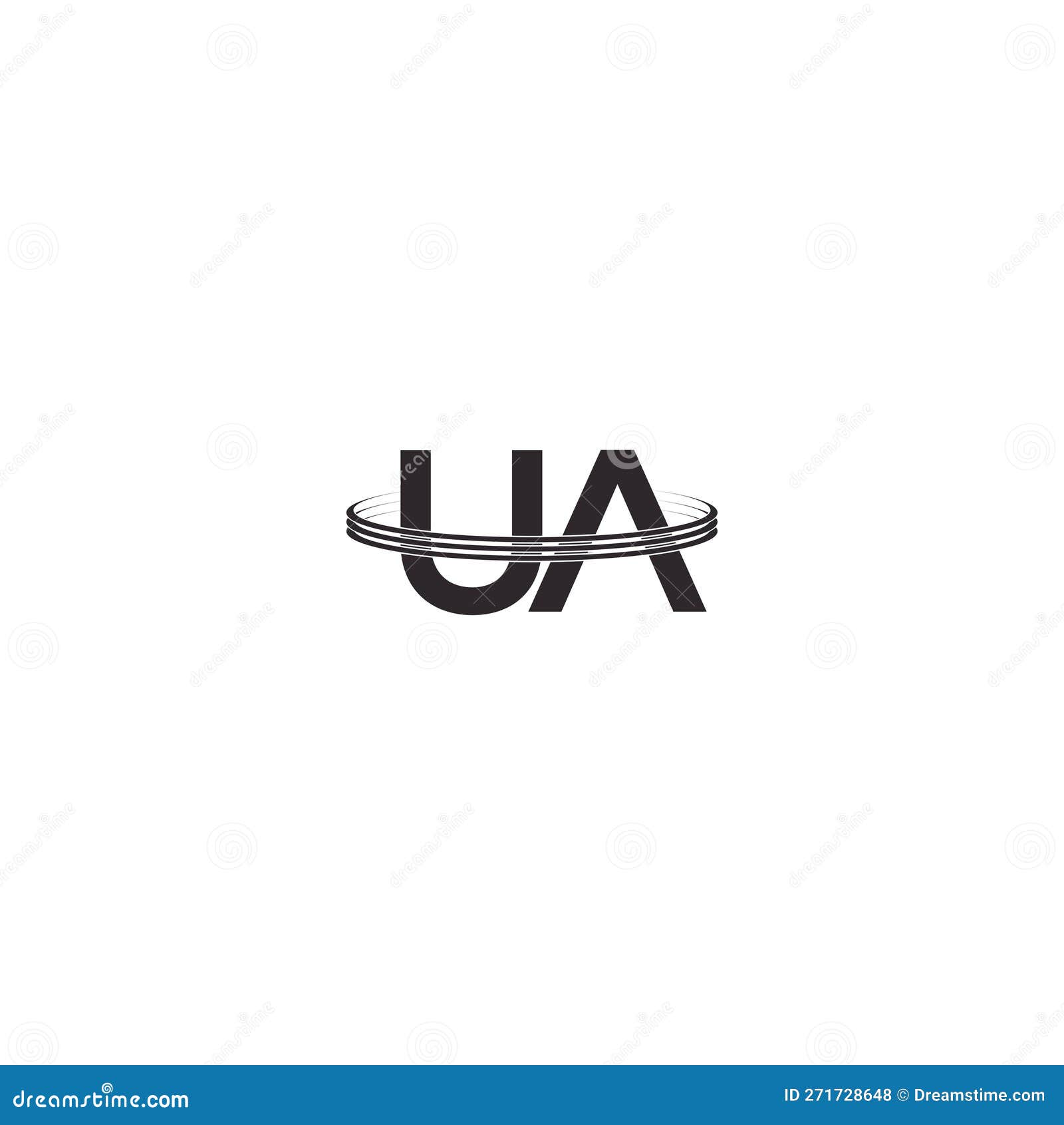 Alphabet Letters Initials Monogram Logo UA, AU, U and a Stock Vector ...