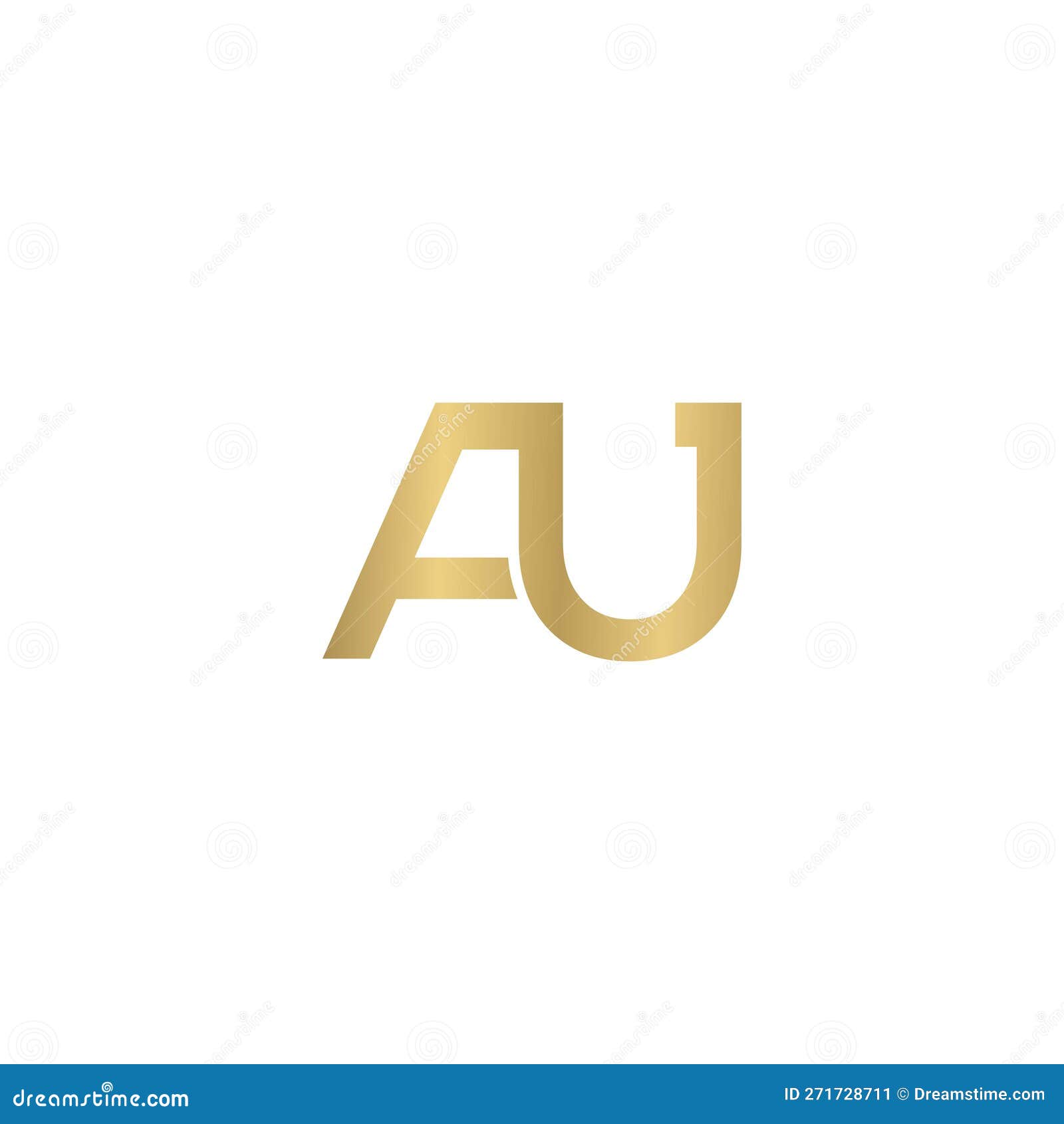 Alphabet Letters Initials Monogram Logo UA, AU, U and a Stock Vector ...