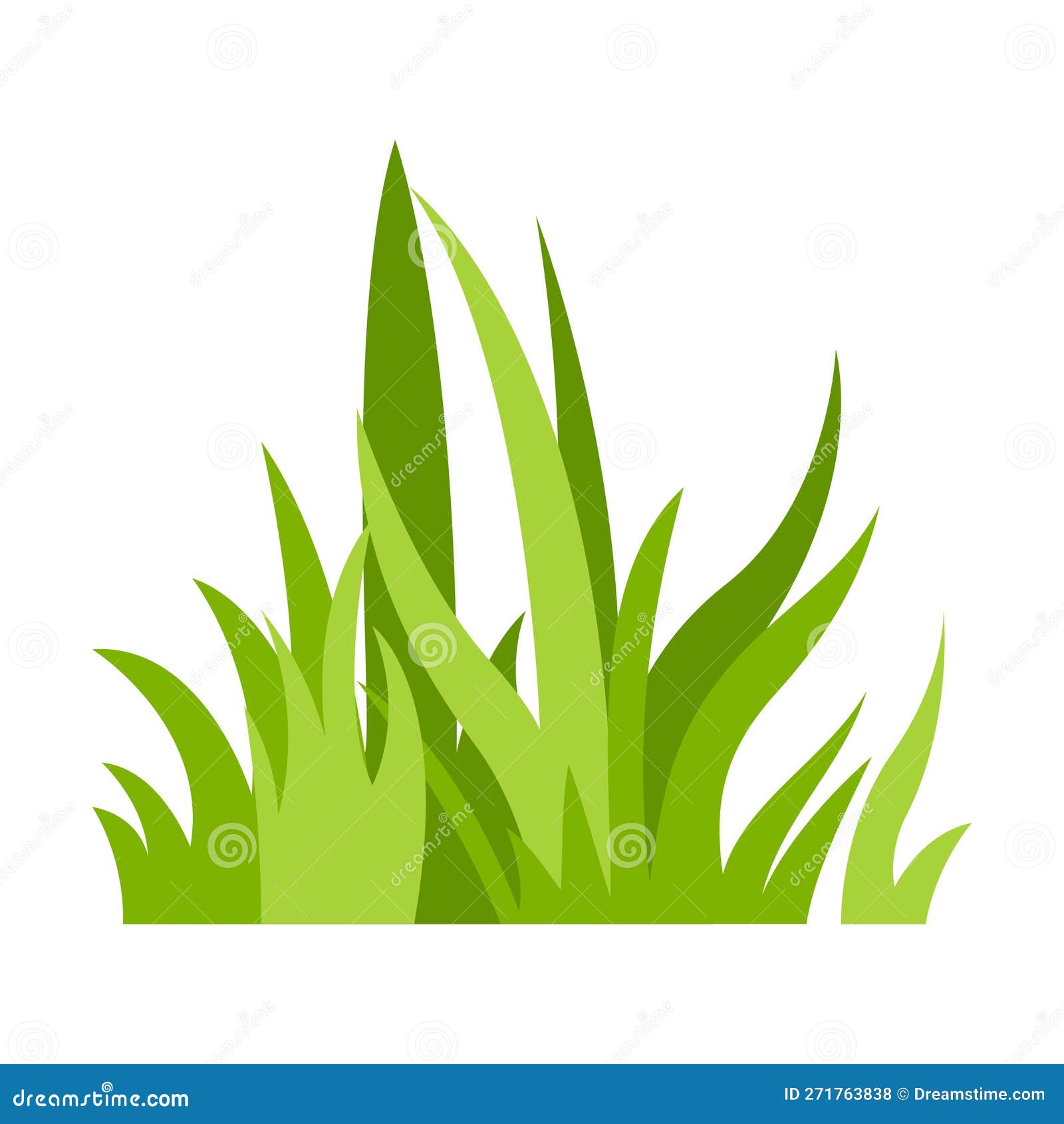 Grass Illustration stock vector. Illustration of summer - 271763838