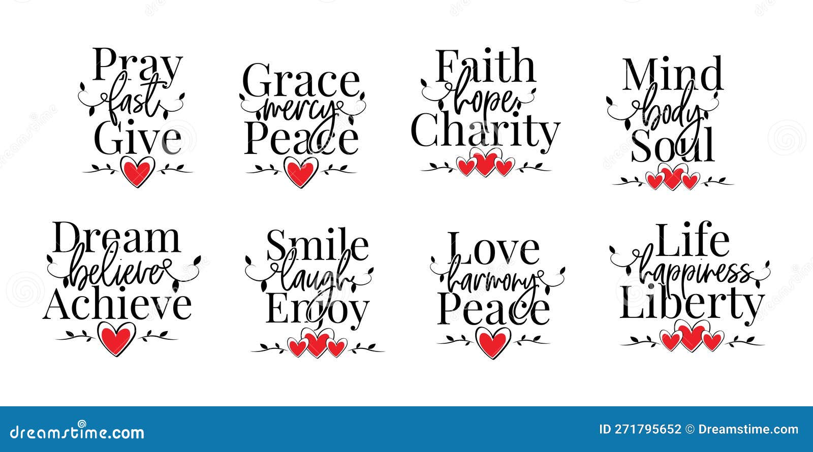 Positive quotes, vector stock vector. Illustration of inspirational ...