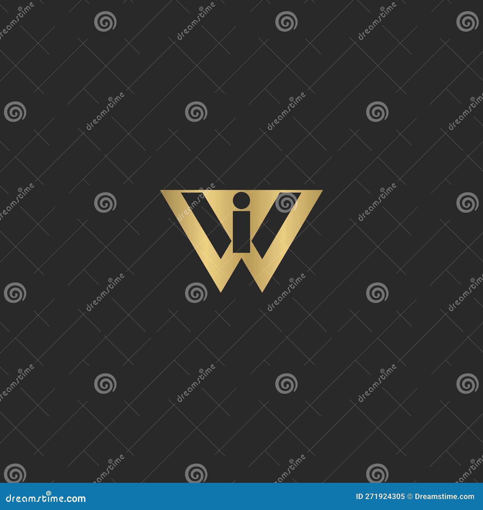 Alphabet Letters Initials Monogram Logo IW, WI, W and I Stock Vector ...