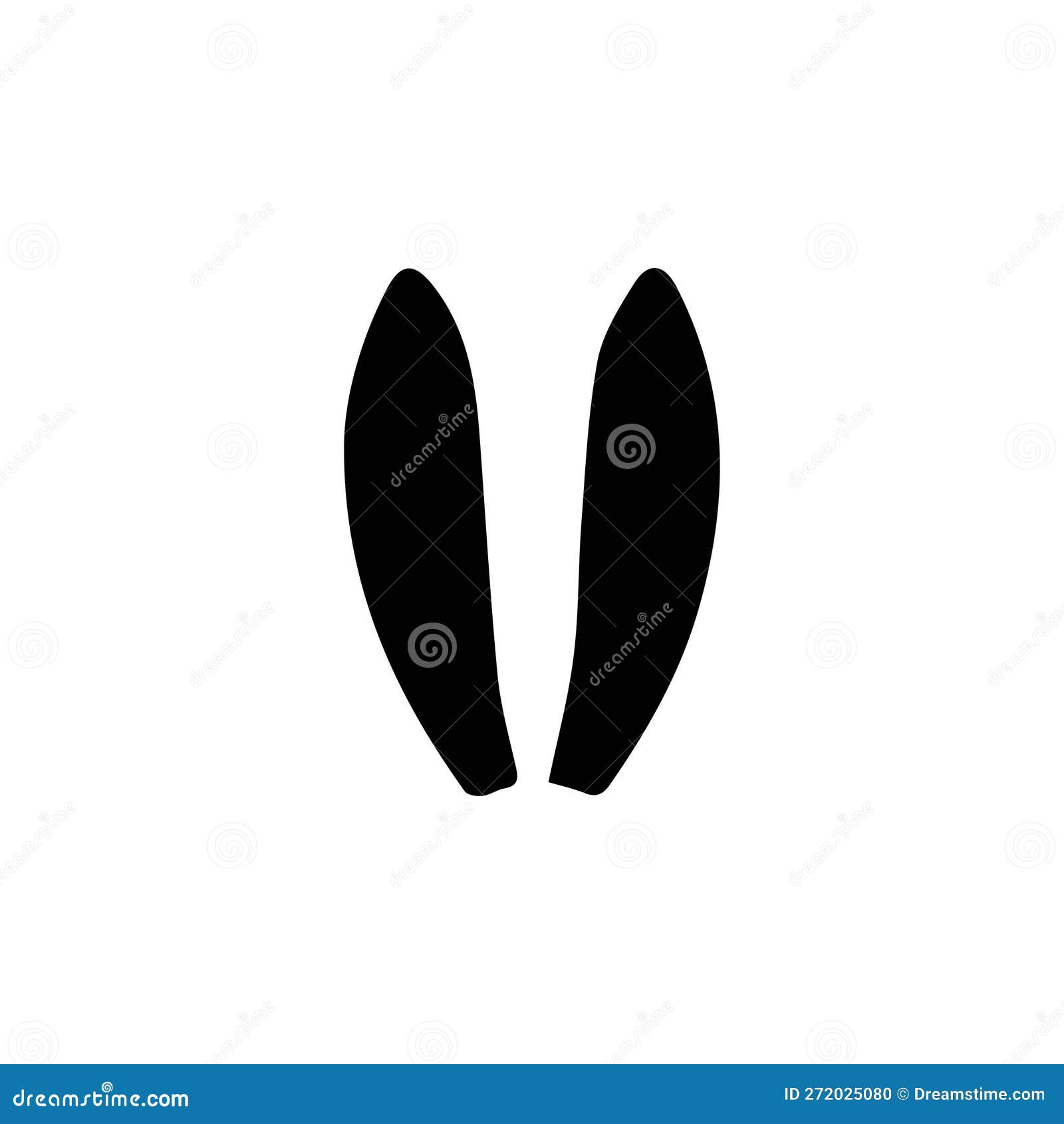 Rabbit Ears Icon Vector Illustrations Stock Vector - Illustration of ...