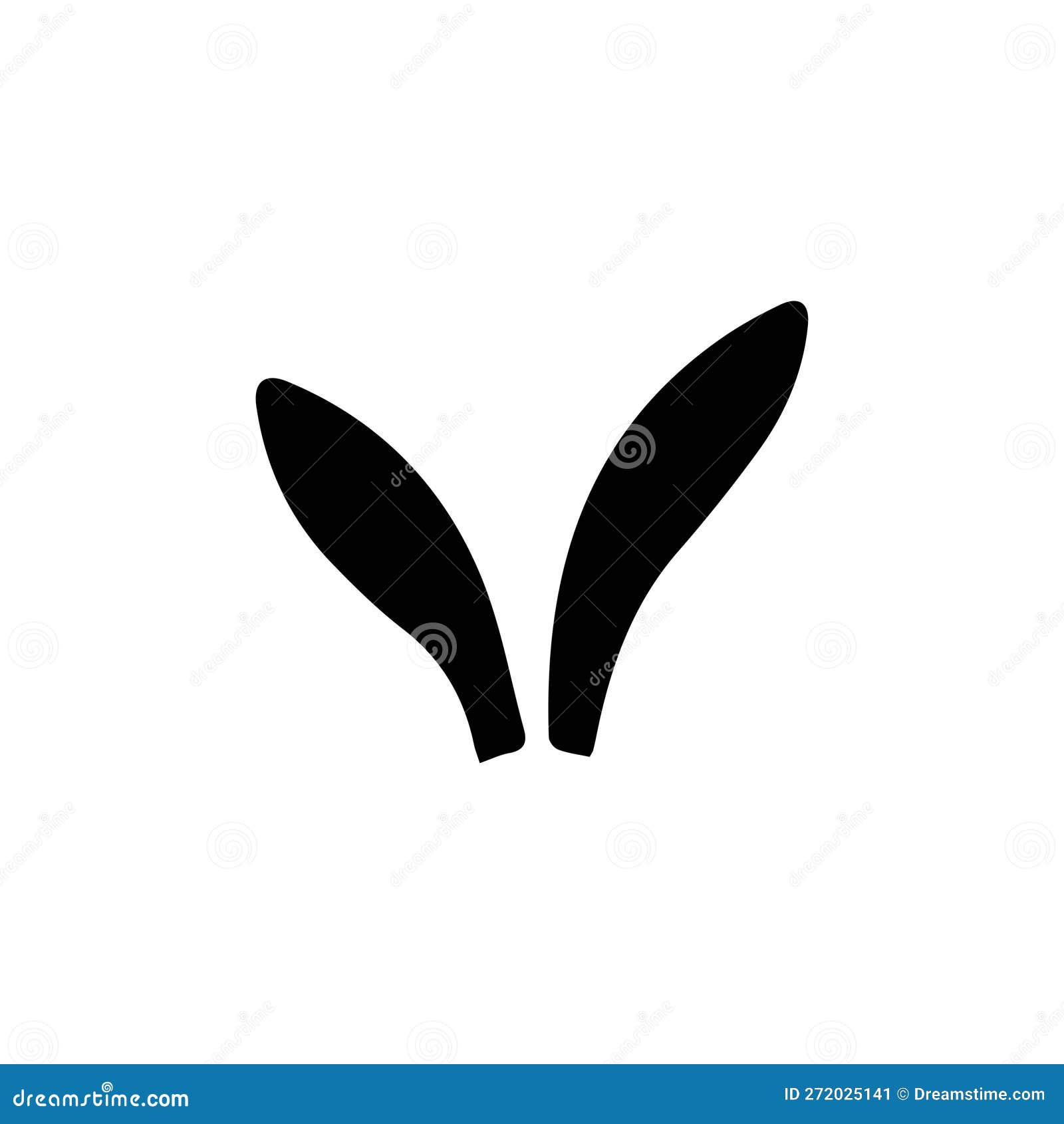Rabbit Ears Icon Vector Illustrations Stock Vector - Illustration of ...
