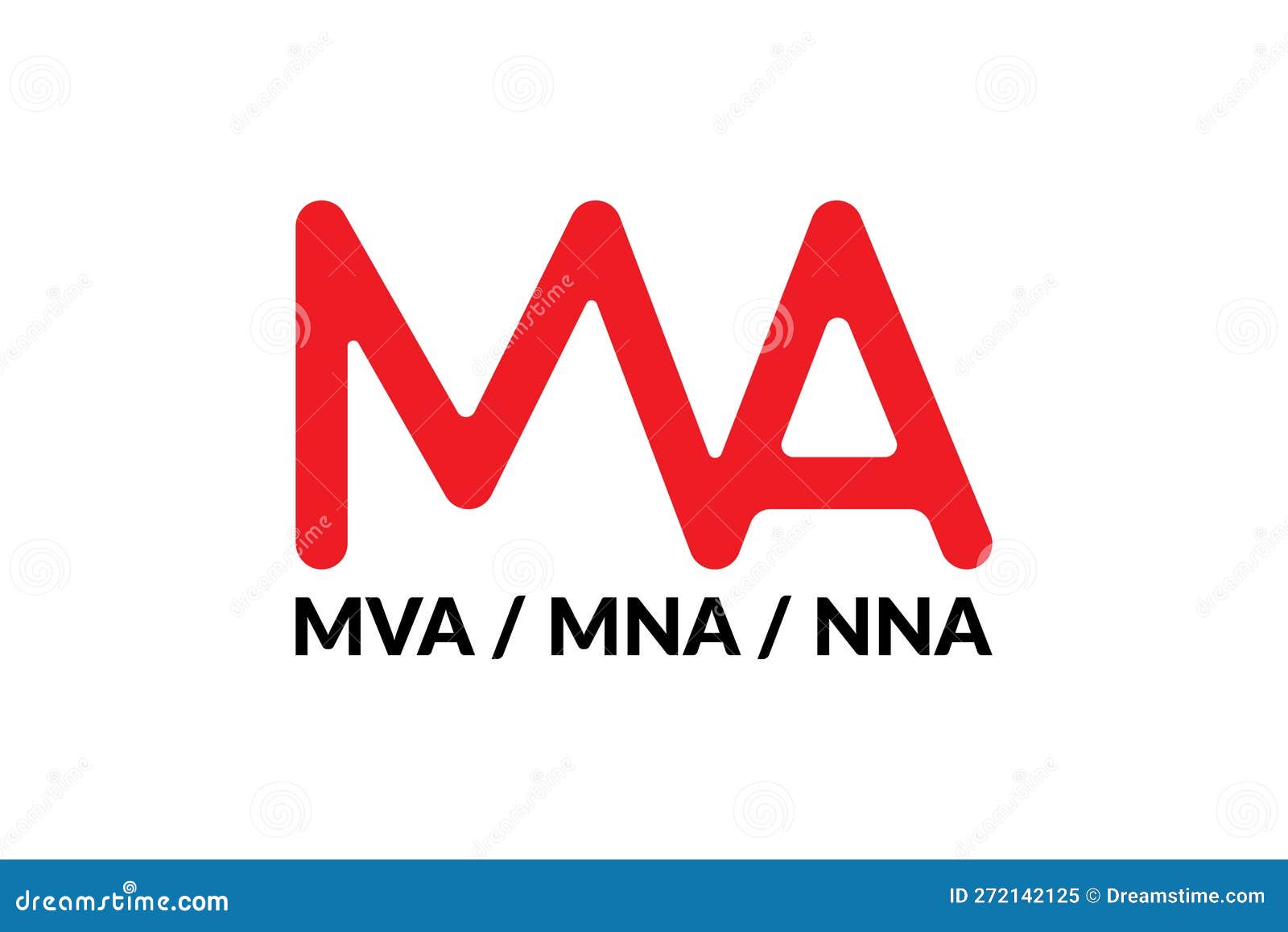 MA Letter Logo, MVA Letter Logo, MNA Letter Logo Concept, Alphabet ...