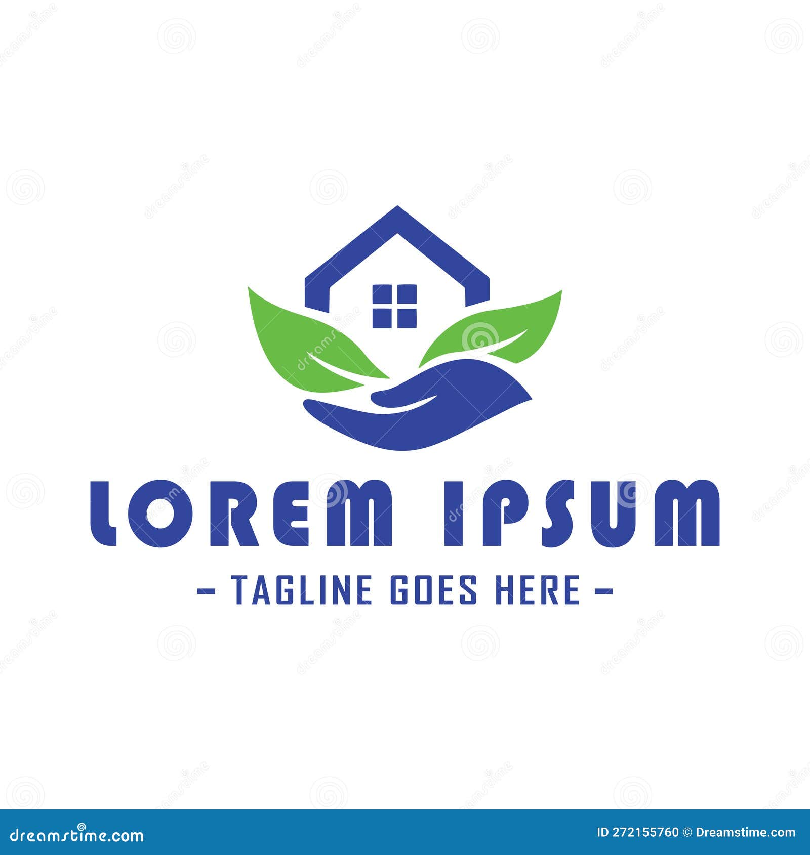 Healthy Home Logo, Green Hands Health Stock Vector - Illustration of ...