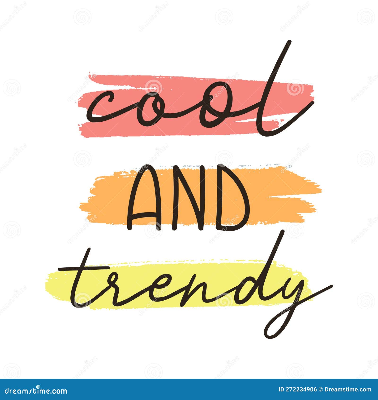 Cool and trendy stock vector. Illustration of printable - 272234906