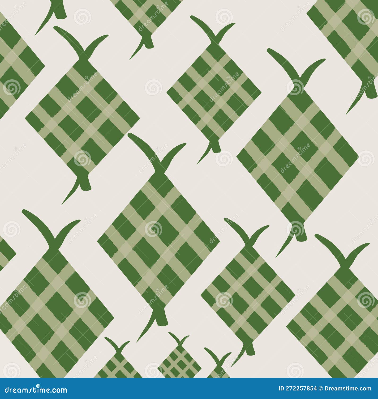 Ketupat Pattern Design Vector Stock Vector - Illustration of dumpling ...