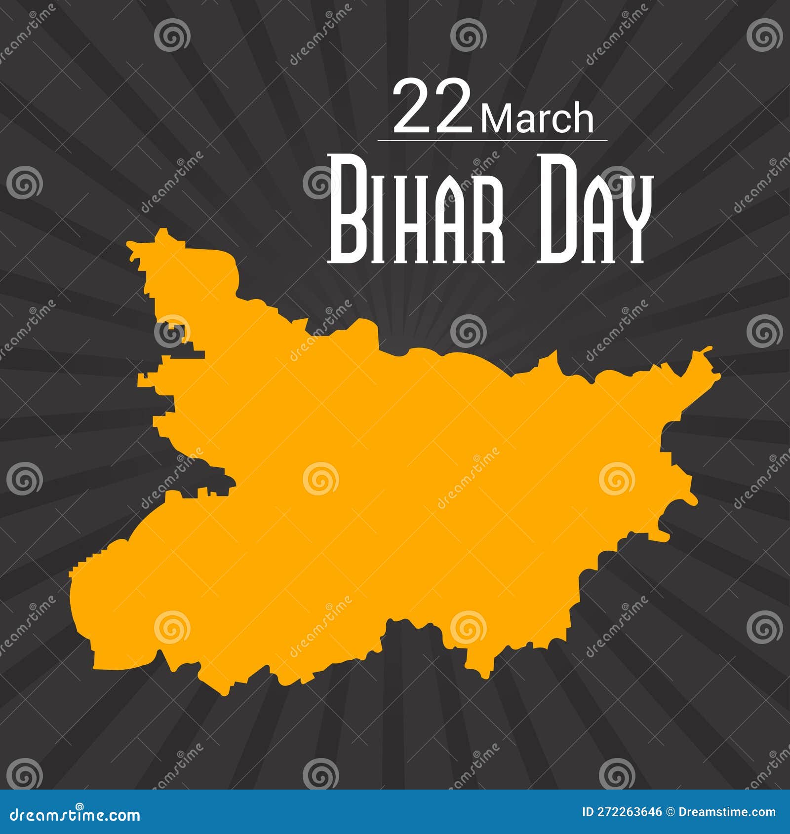 Bihar Diwas stock illustration. Illustration of isolated - 272263646