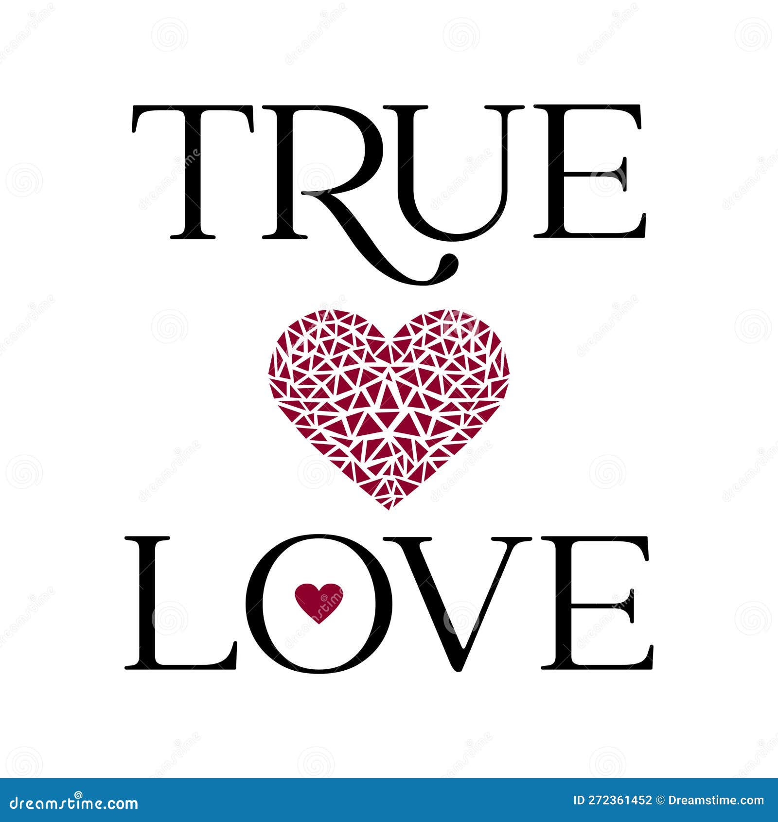 TRUE LOVE Heart Abstract T-shirts Design Stock Vector - Illustration of ...