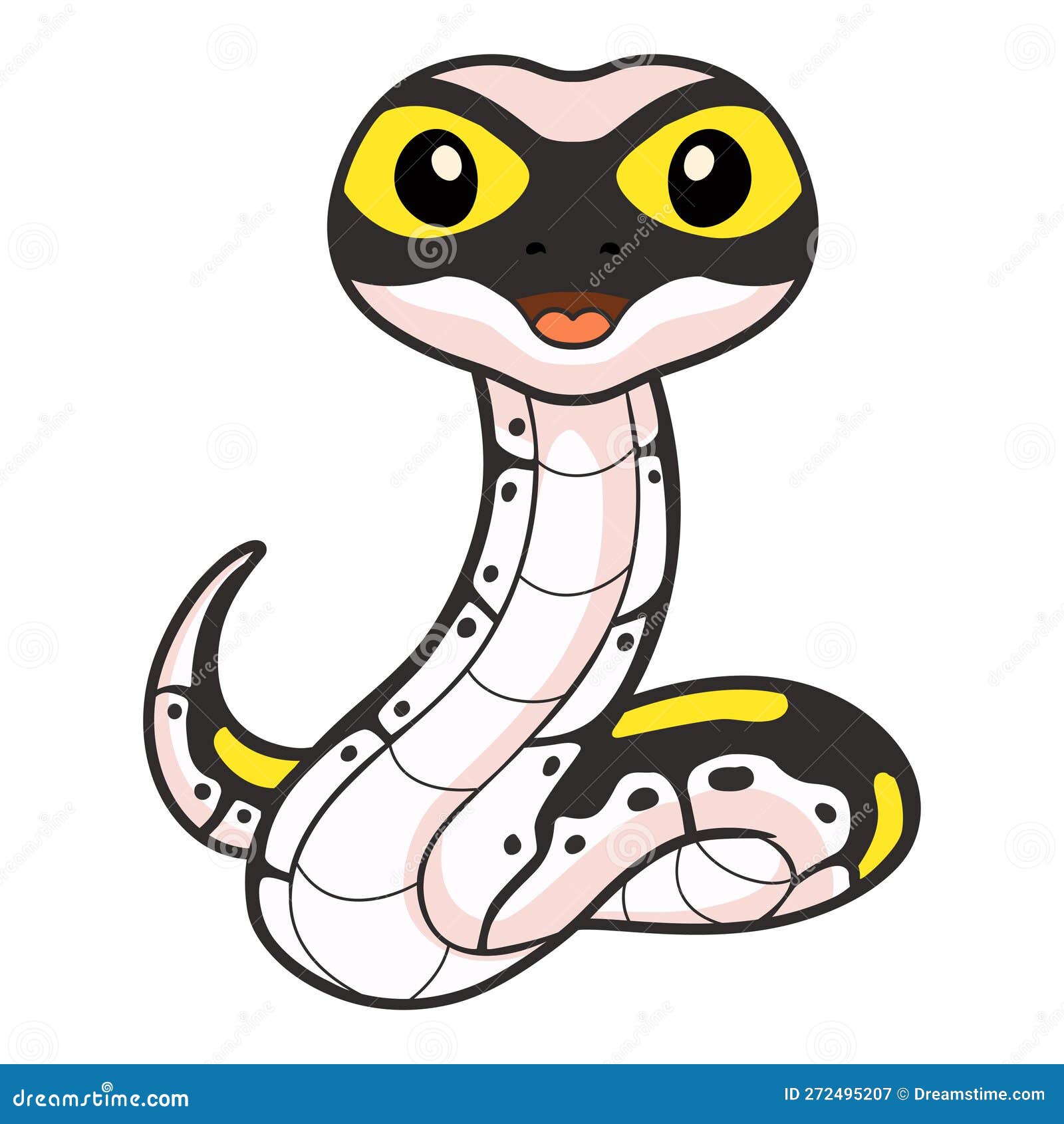 Cute Super Pastel Yellow Belly Cartoon Stock Vector - Illustration of ...