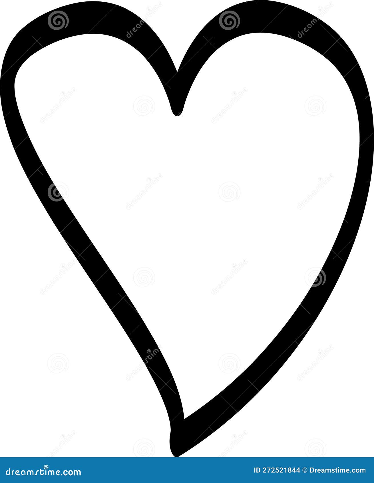 Heart Out Line Jpg Image with Svg Vector Cut File for Cricut and ...