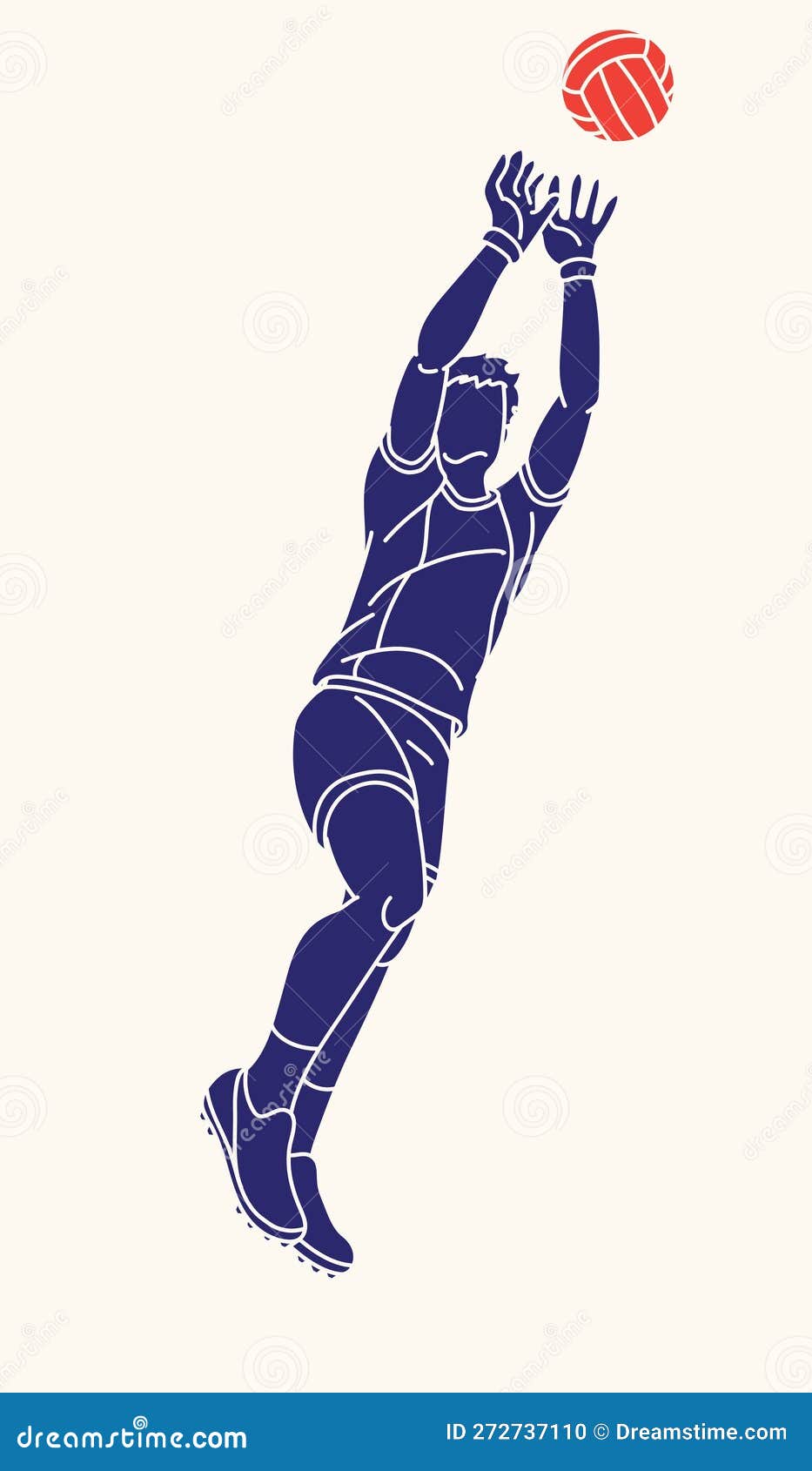 Gaelic Football Male Player Action Cartoon Graphic Stock Vector ...