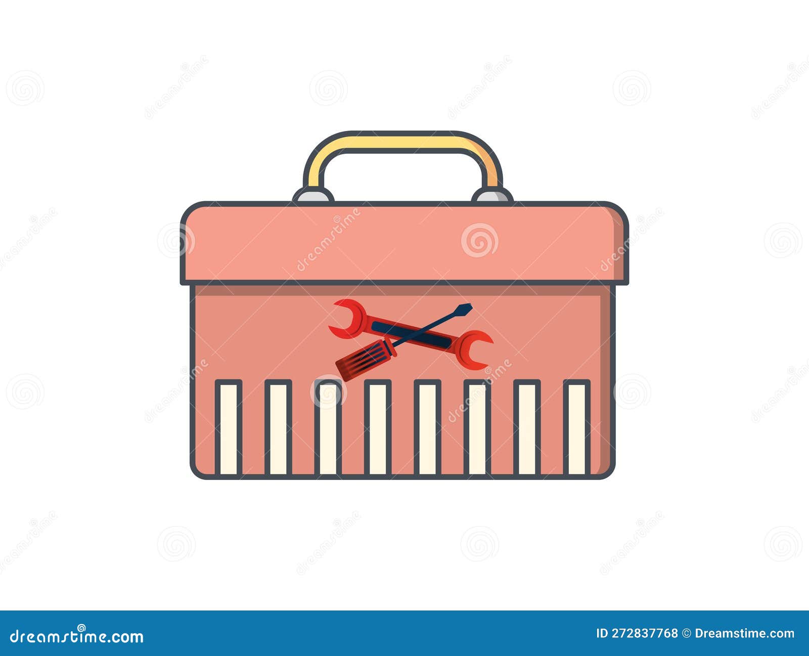 Service Tools, Wrench and Screwdriver, Repair Instruments, Simple Icon ...