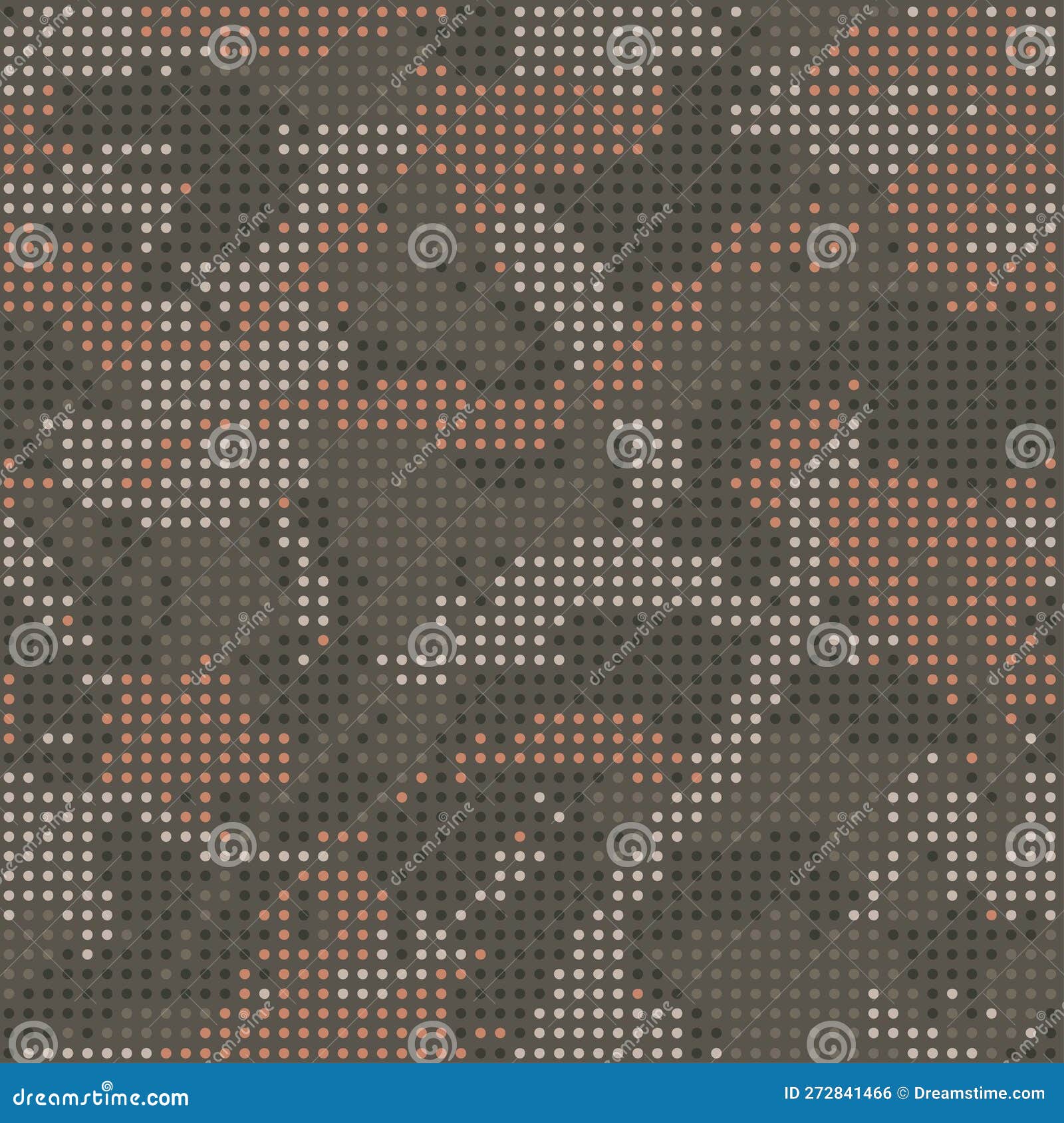 Brown Digital Camouflage of the LED Screen. Urban Camo Halftone Dots ...