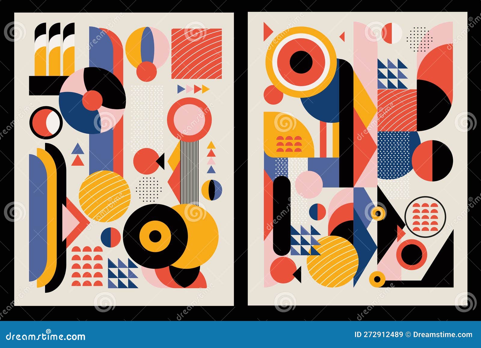 Bauhaus Background Vector | CartoonDealer.com #141211479