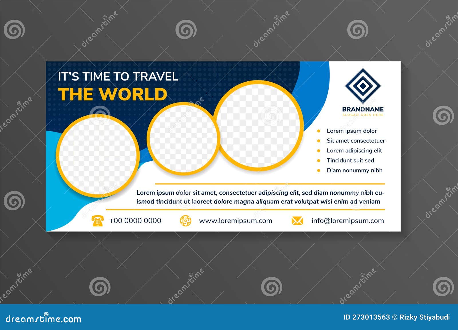 Tour Company Logos Created From Orange Navigation And Airplane Vector ...