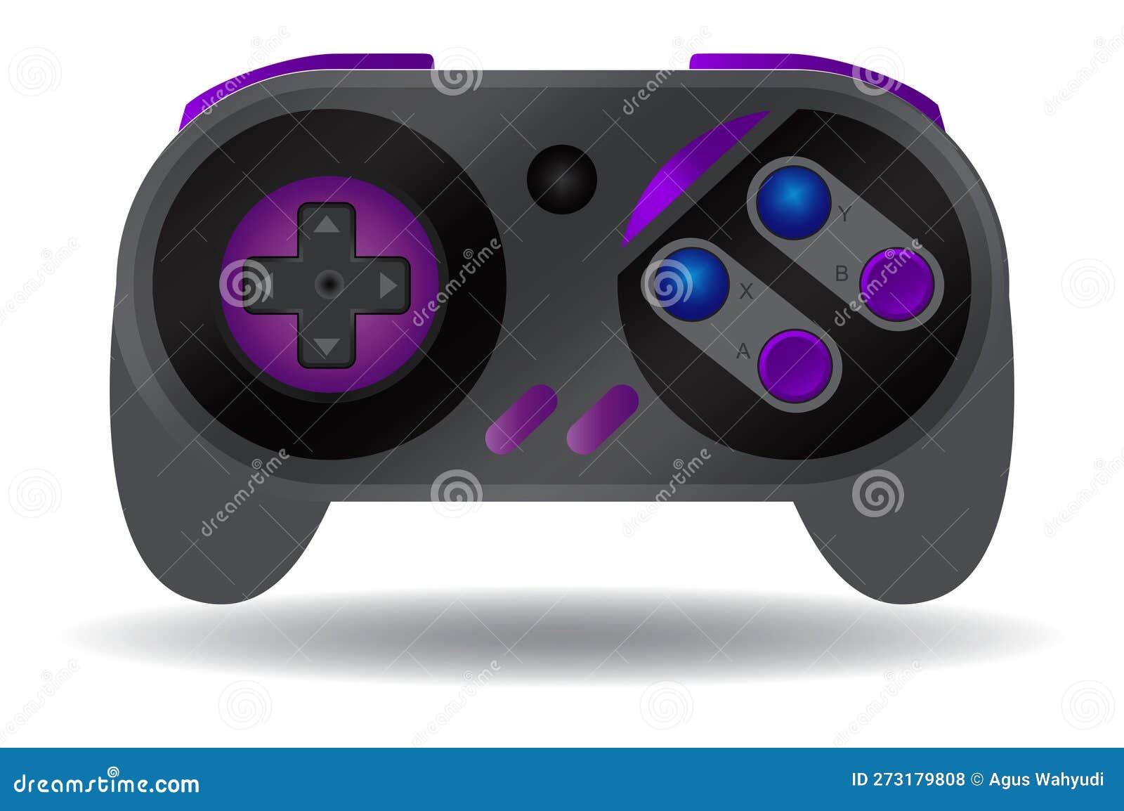 Set of Gamepads Console Retro for Pc Games Isolated Stock Illustration ...