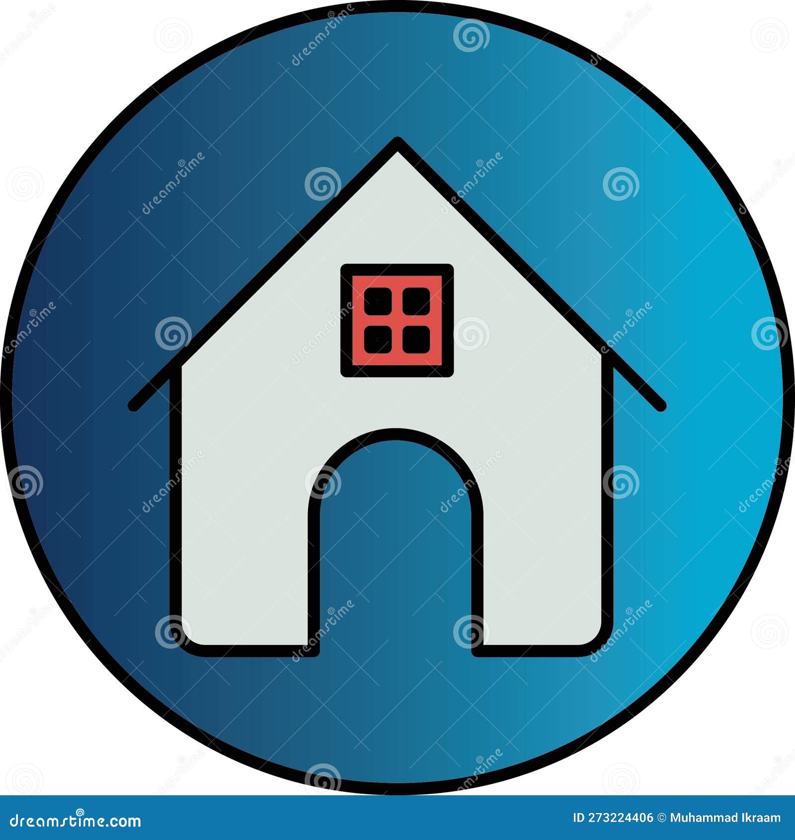 Home Which Can Easily Edit or Modify Stock Vector - Illustration of ...