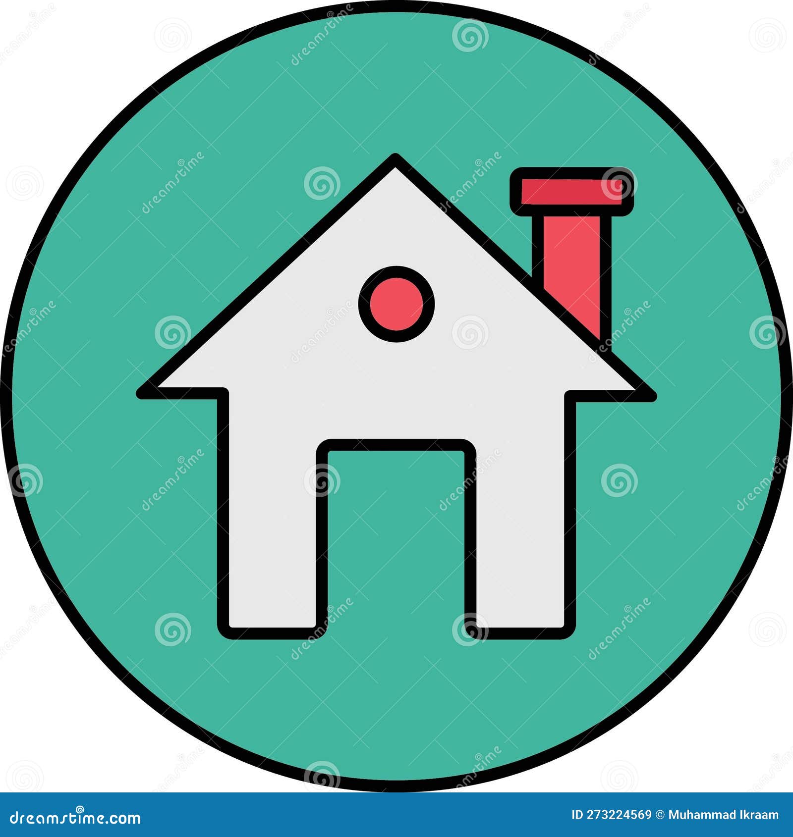 Home Which Can Easily Edit or Modify Stock Vector - Illustration of ...