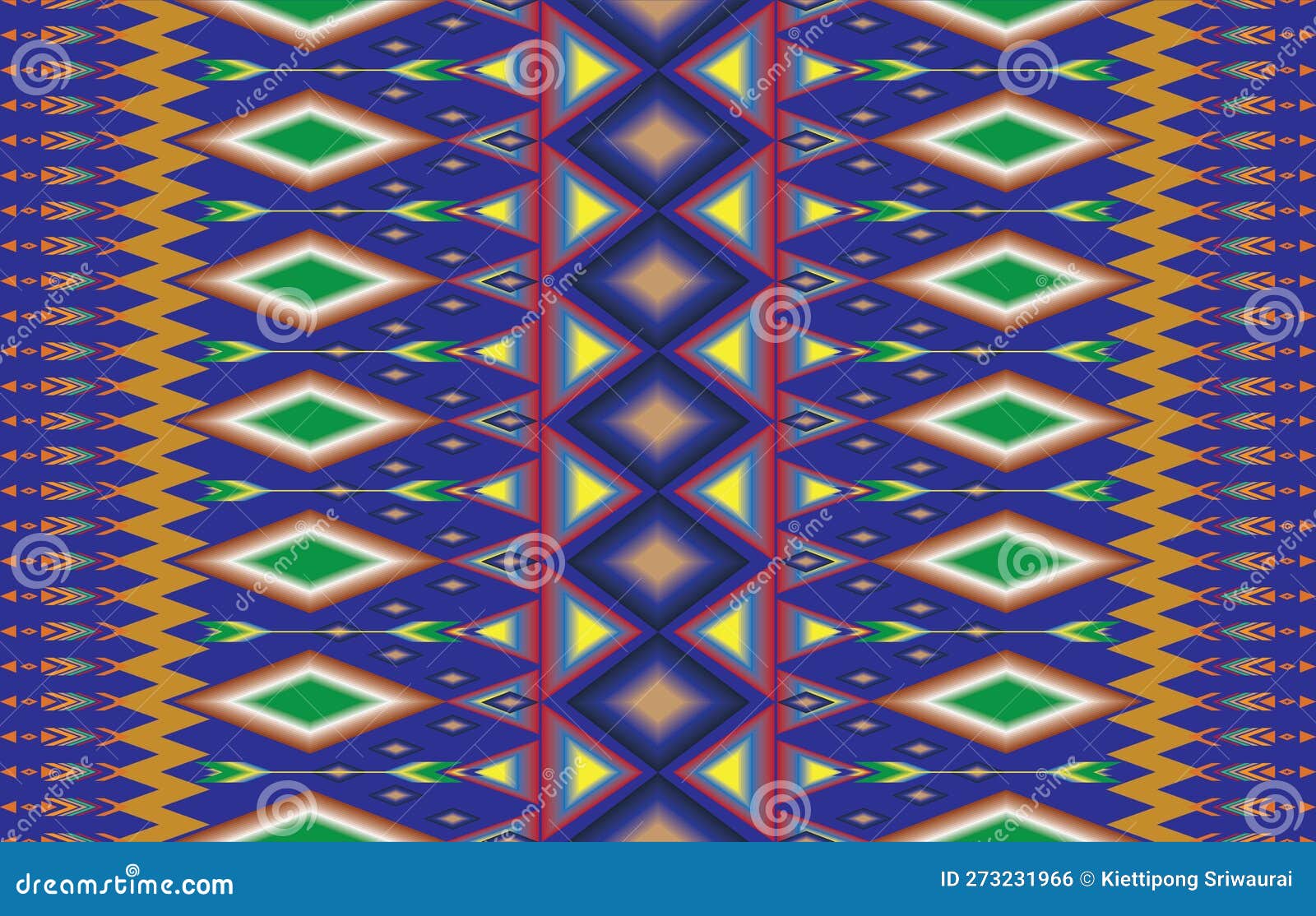 Geometric Ethnic Pattern. Traditional Oriental Indian Ikat Design Stock ...