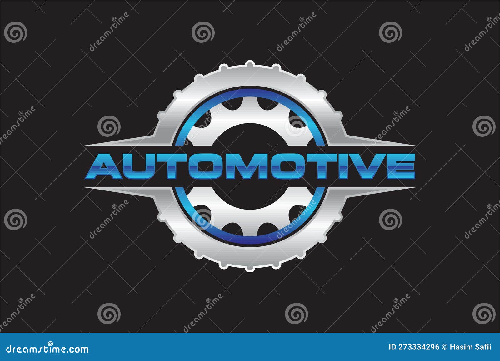 Automotive Wheel Emblem Logo Stock Illustration - Illustration of tire ...