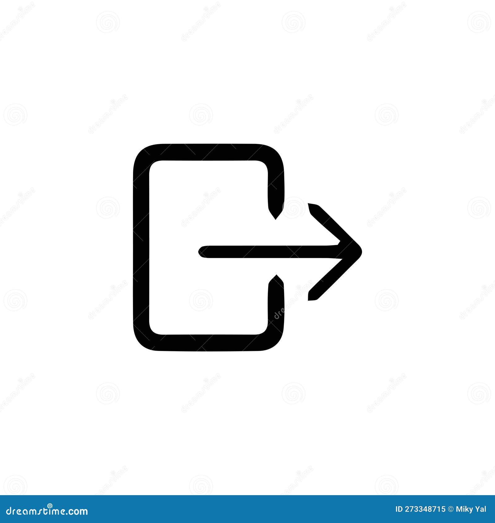 Login Icon in Trendy Flat Style Isolated on White Background, Flat ...