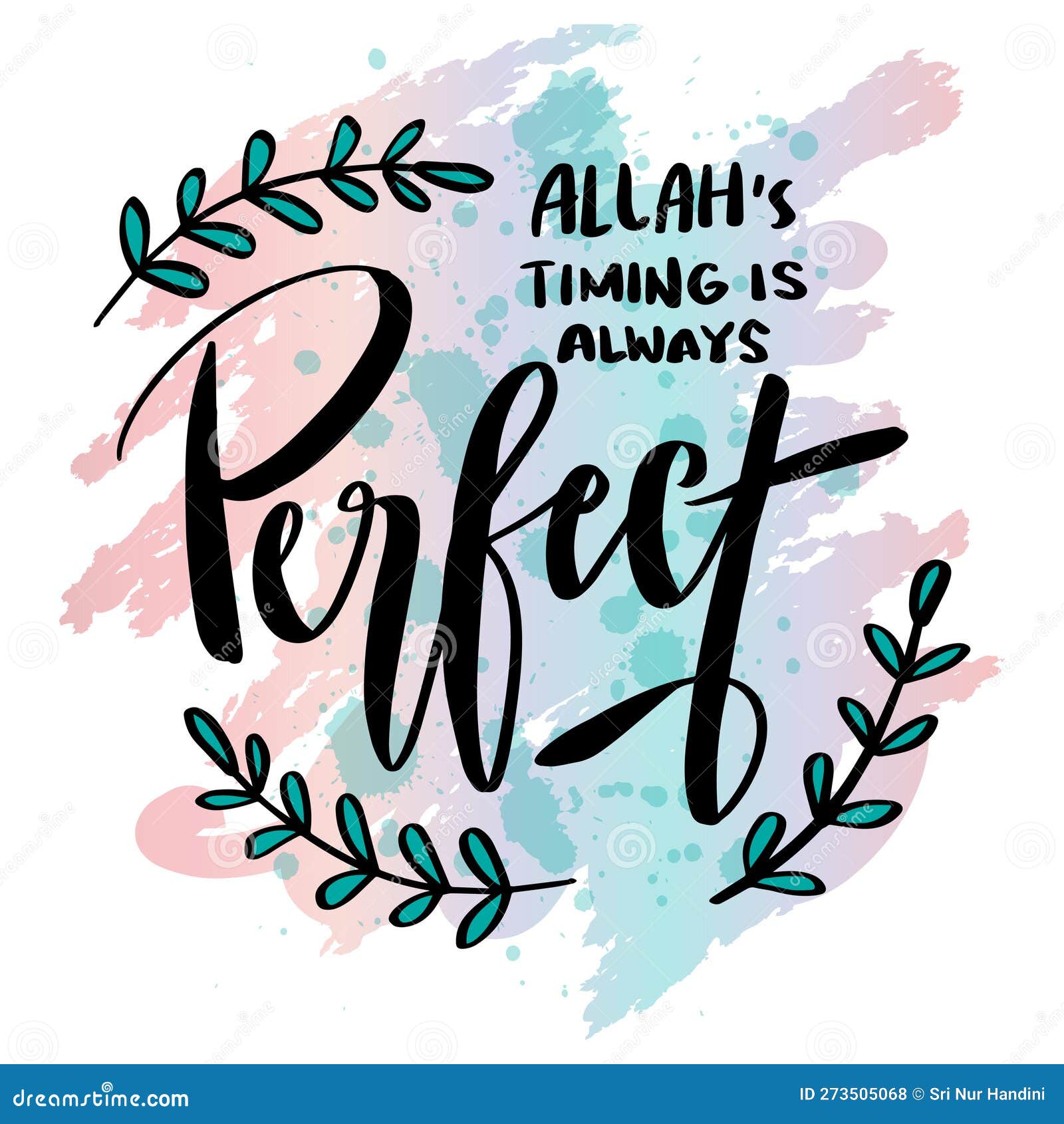 Perfect Hand Lettering Typography Compliment Words Poster Vector ...