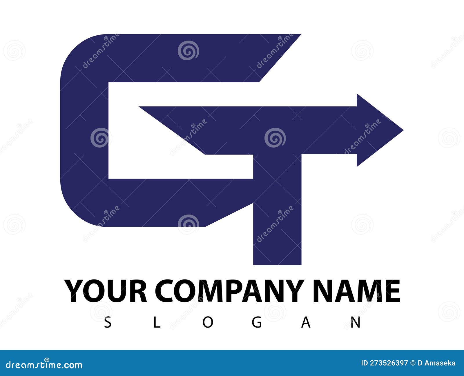 GT Modern Letter Logo Design Stock Vector - Illustration of background ...
