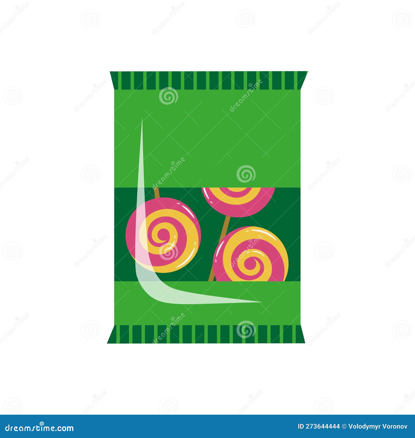 Candy Pack Icon. Flat Illustration of Candy Pack Icon Stock Vector ...